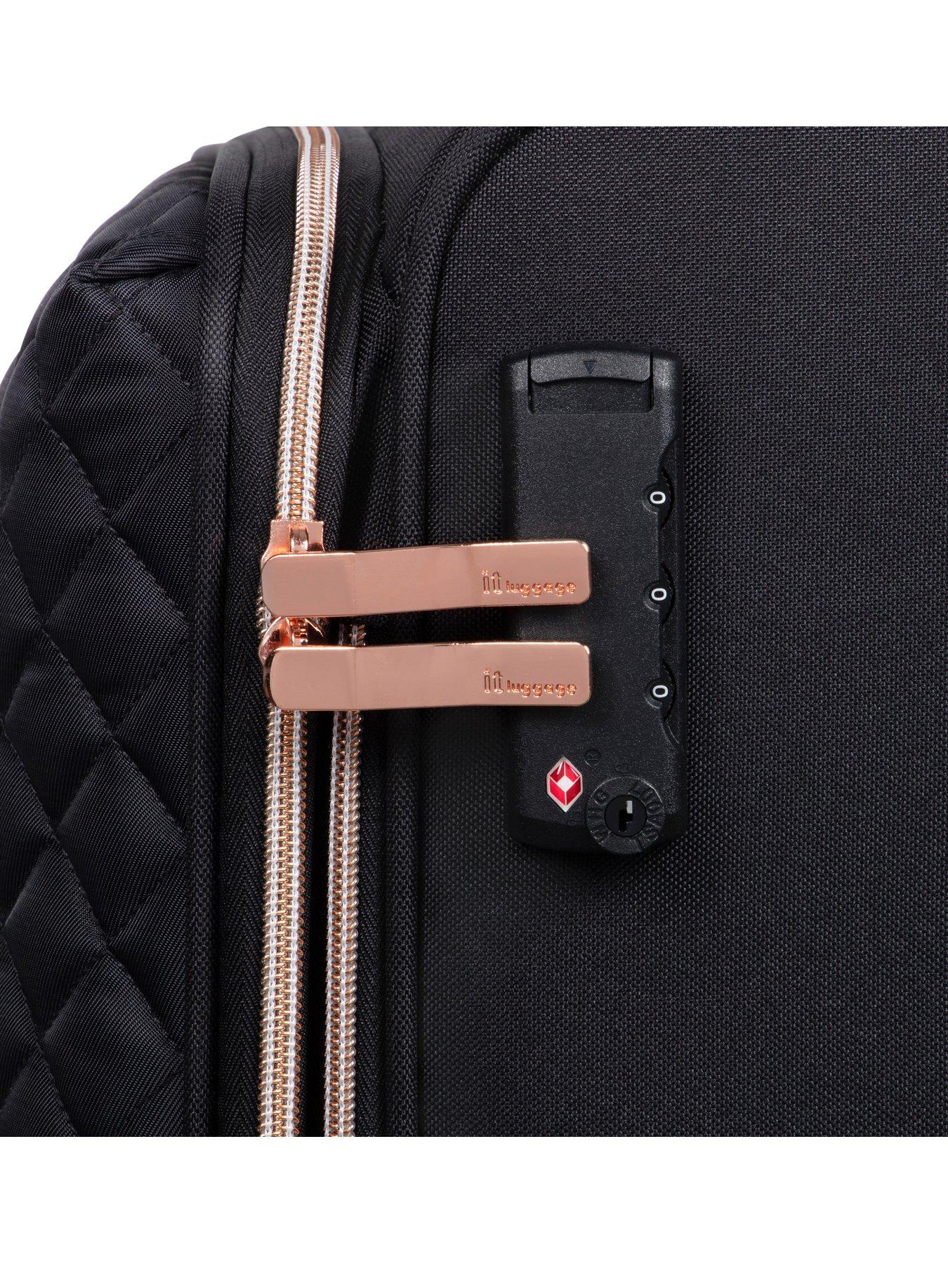 it Luggage Divinity Black Cabin Suitcase with TSA Lock | Very