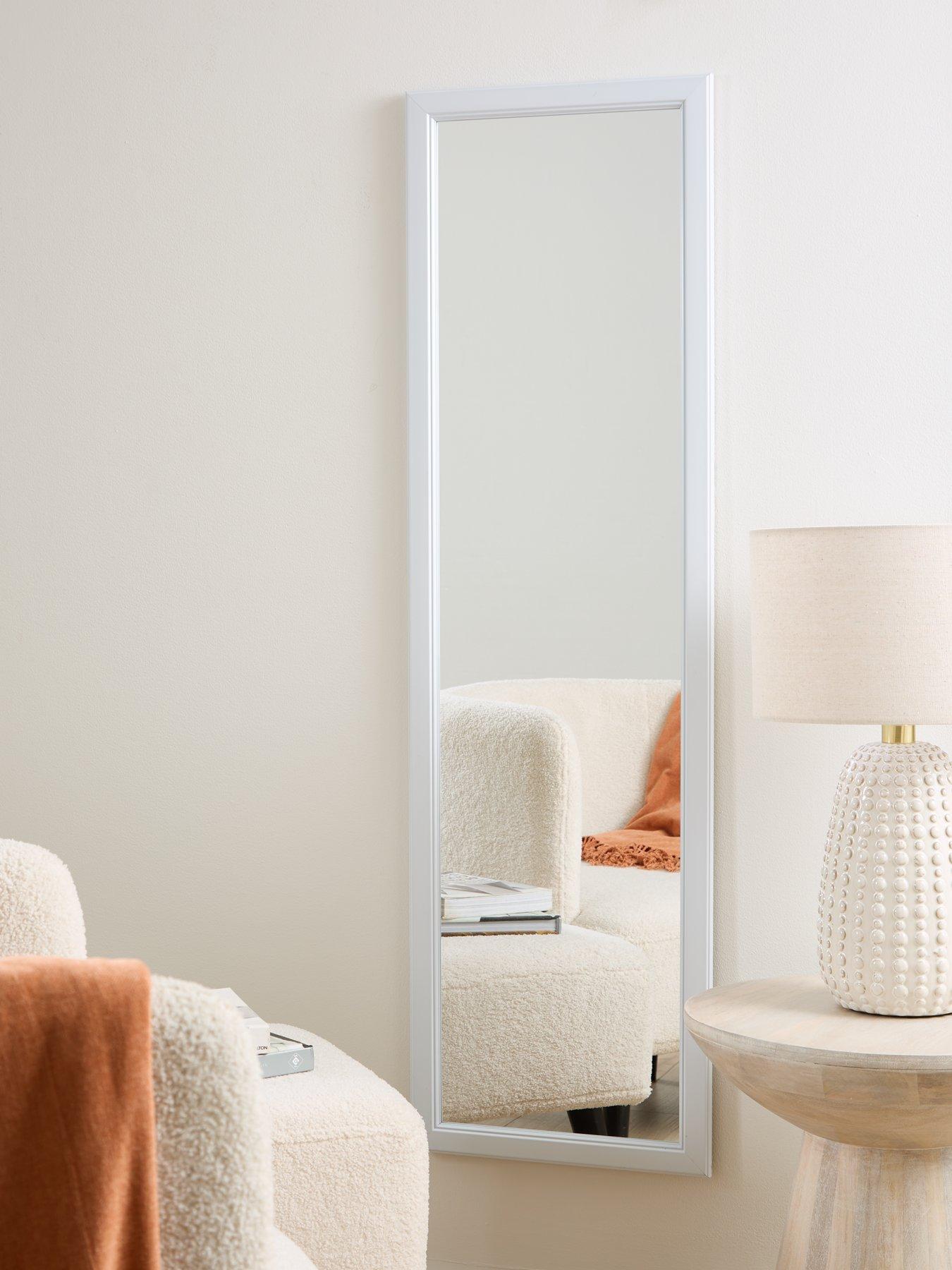 Very Home Tall Rectangular - White 125x33cm | Very