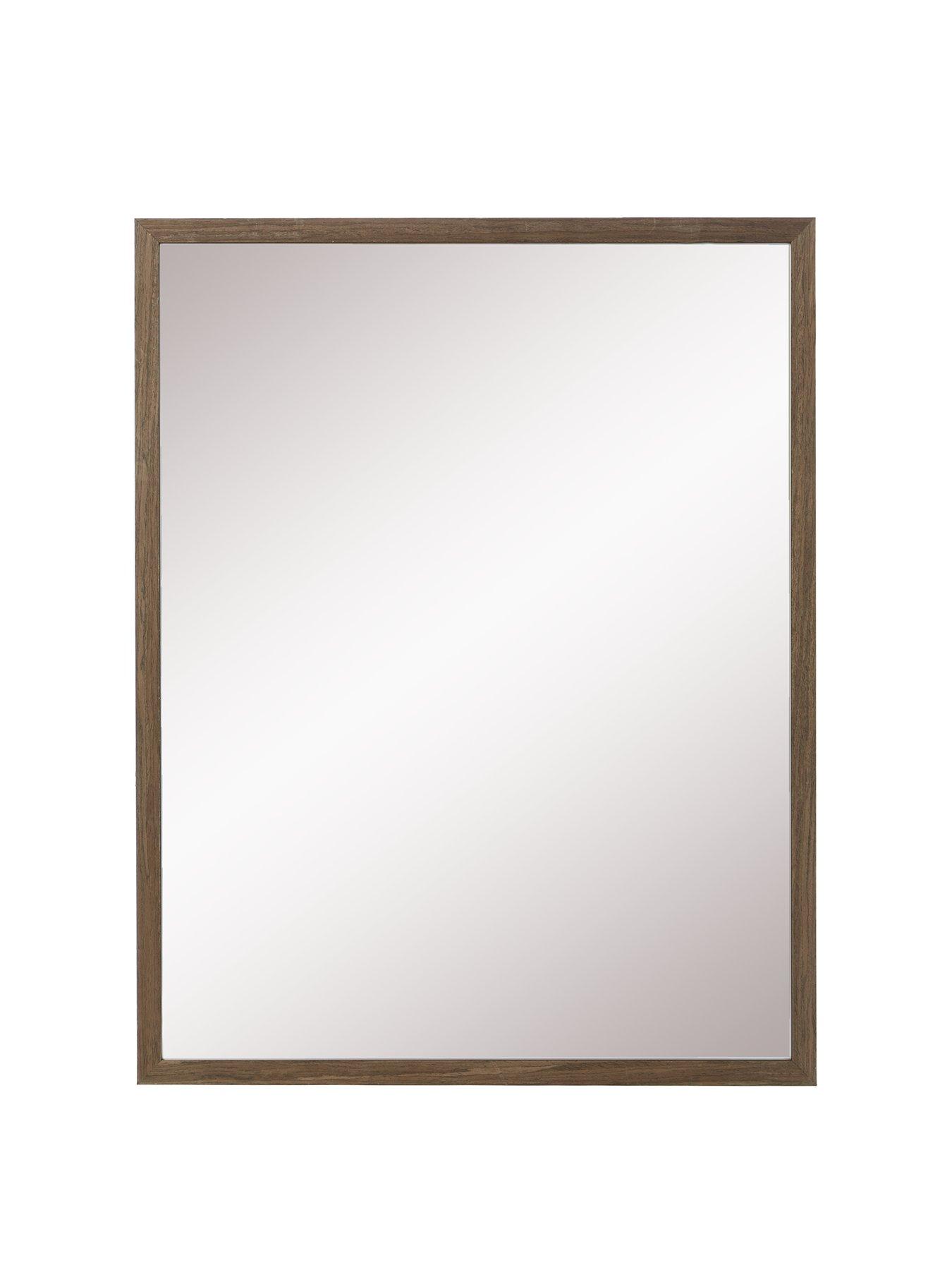 Everyday Square Basic Mirror - Wood 71x56cm | Very