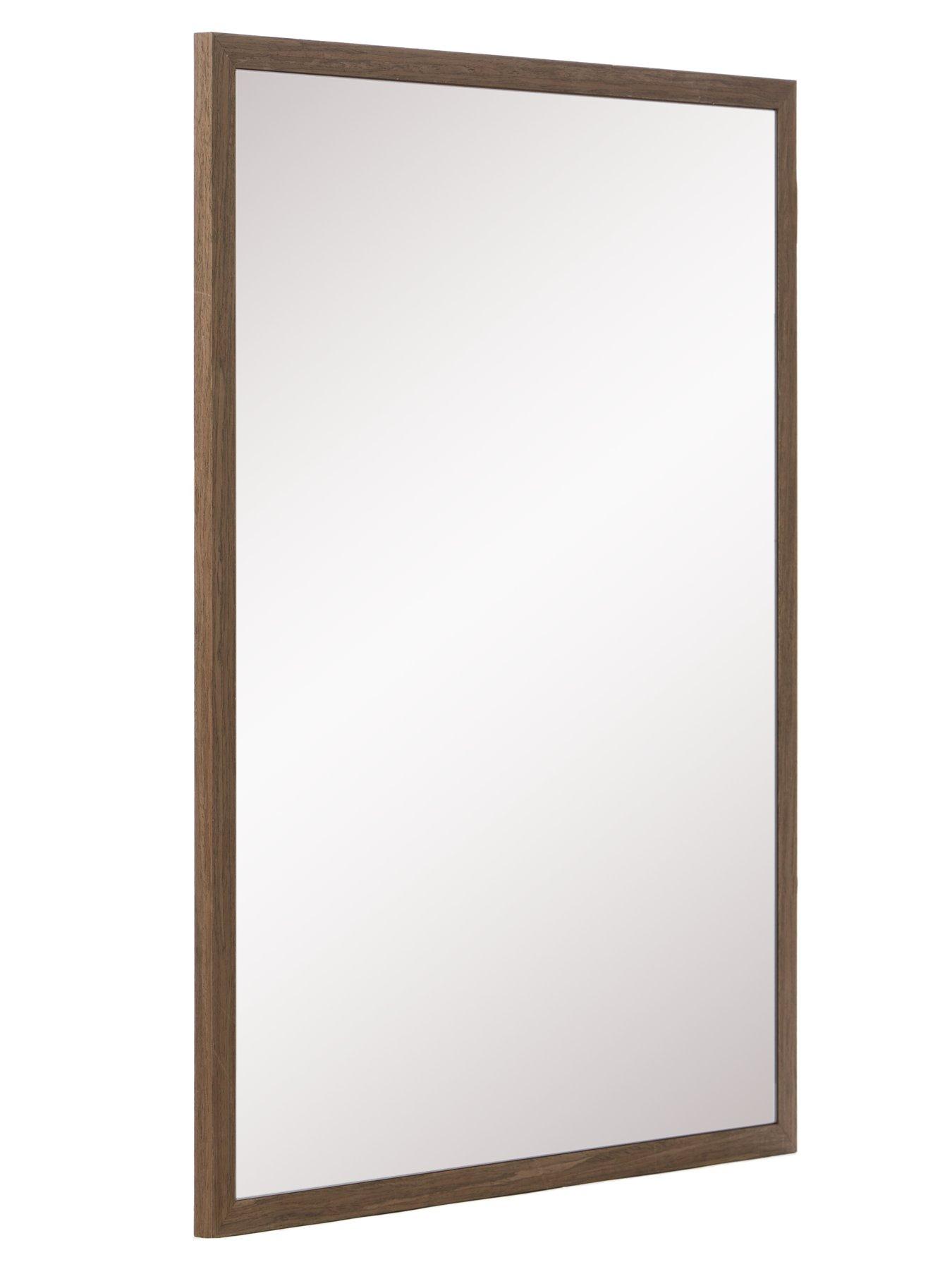 Everyday Square Basic Mirror - Wood 71x56cm | Very