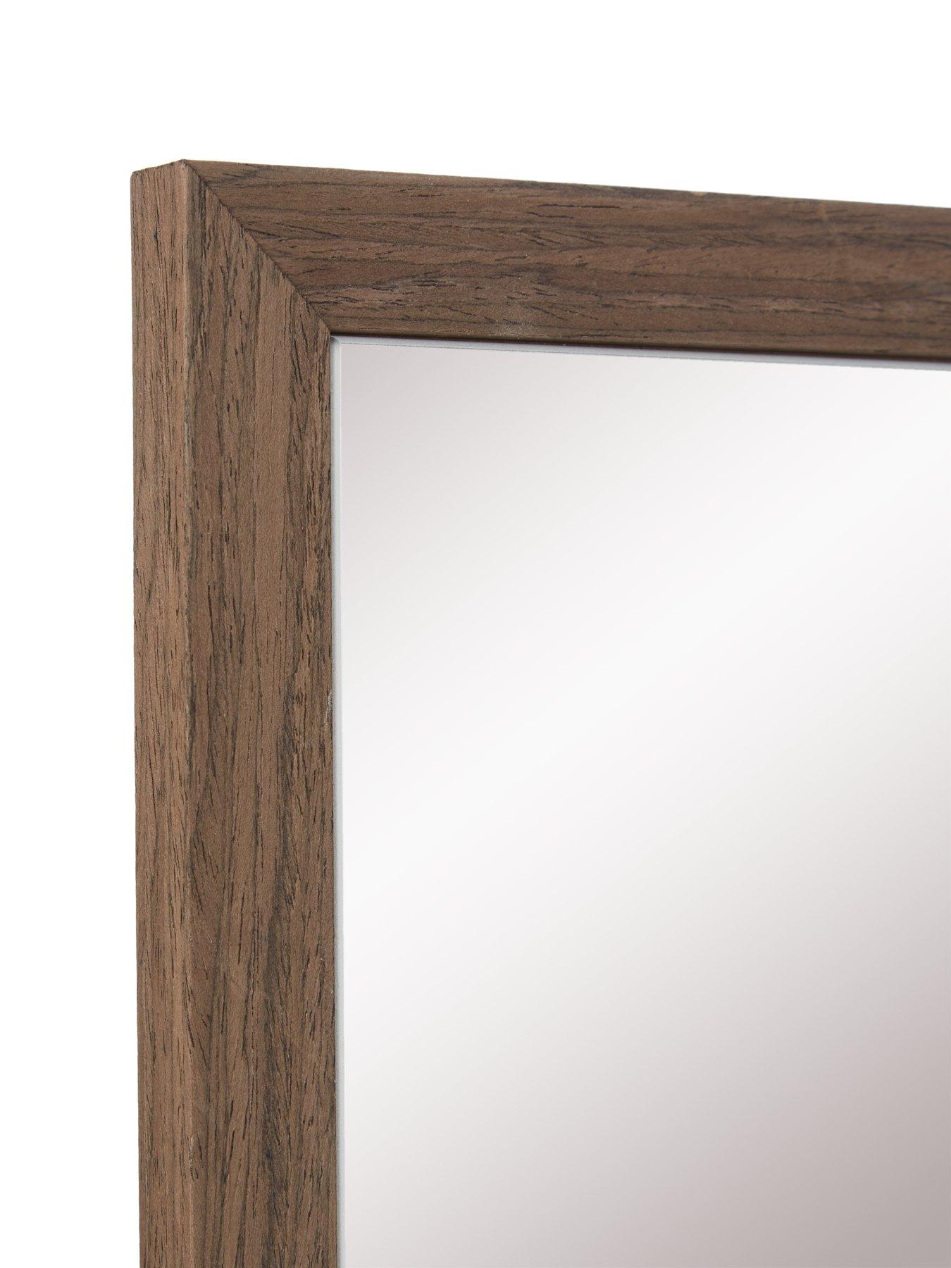 Everyday Square Basic Mirror - Wood 71x56cm | Very