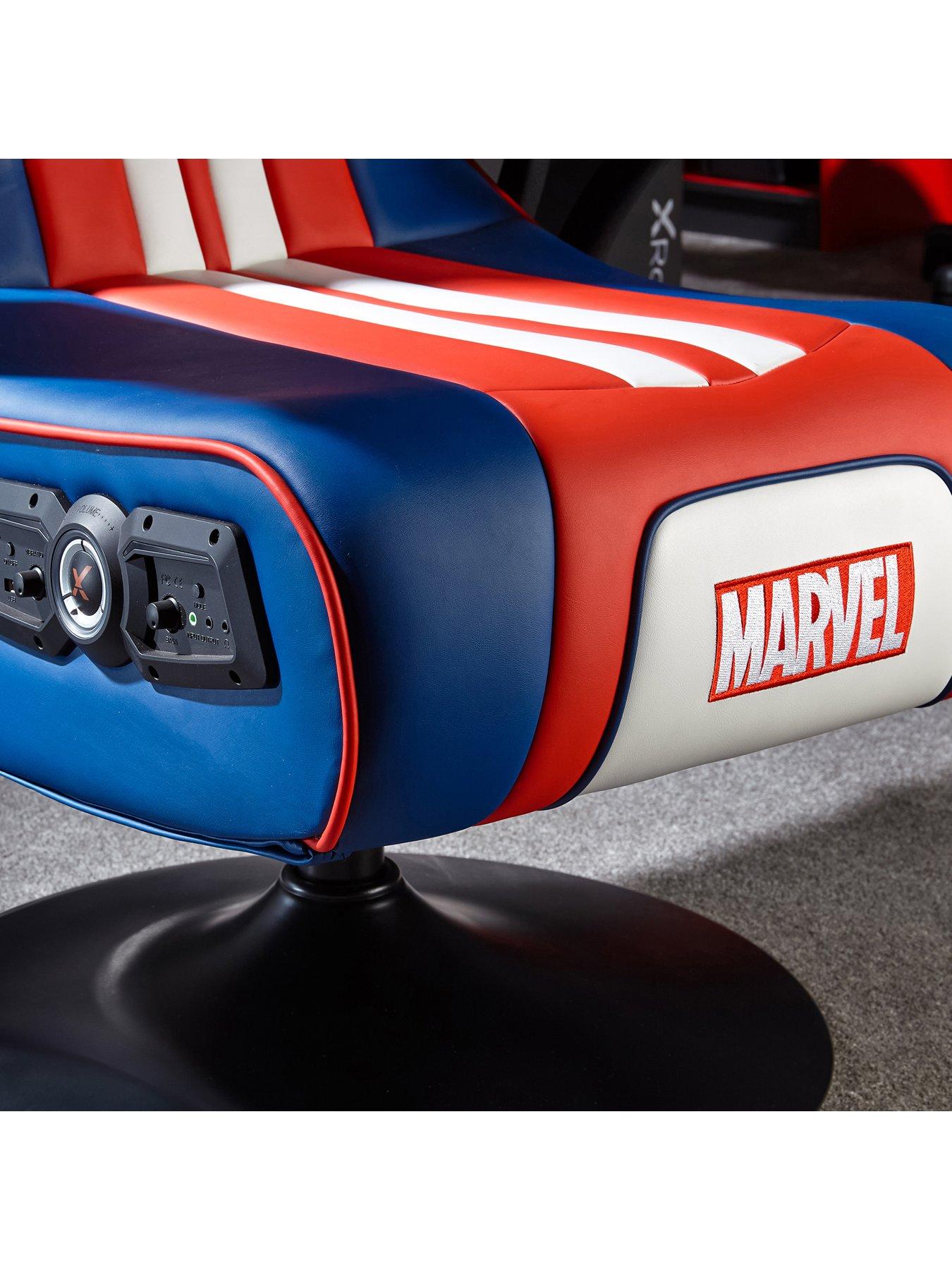 X Rocker Marvel Elite 2.1 Bluetooth Audio Gaming Chair with Vibration ...