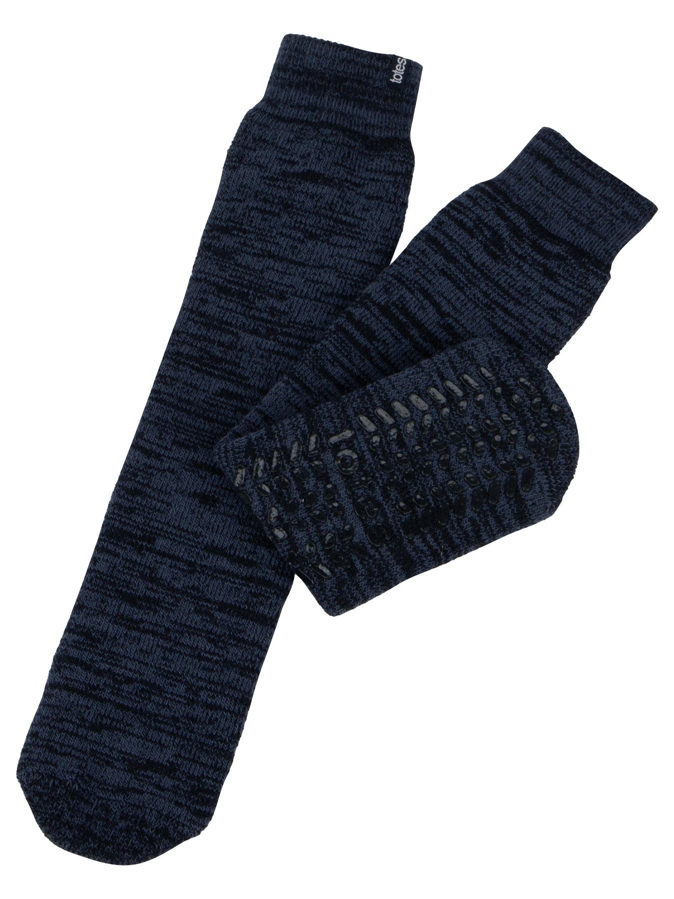 TOTES Thermal Brushed Original Slipper Socks - Navy | Very