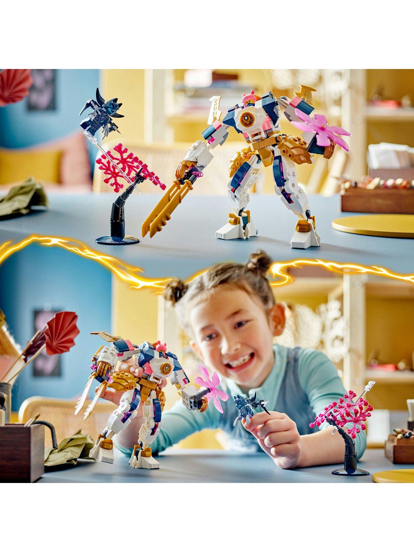 LEGO Ninjago Sora’s Elemental Tech Mech Action Figure 71807 | Very