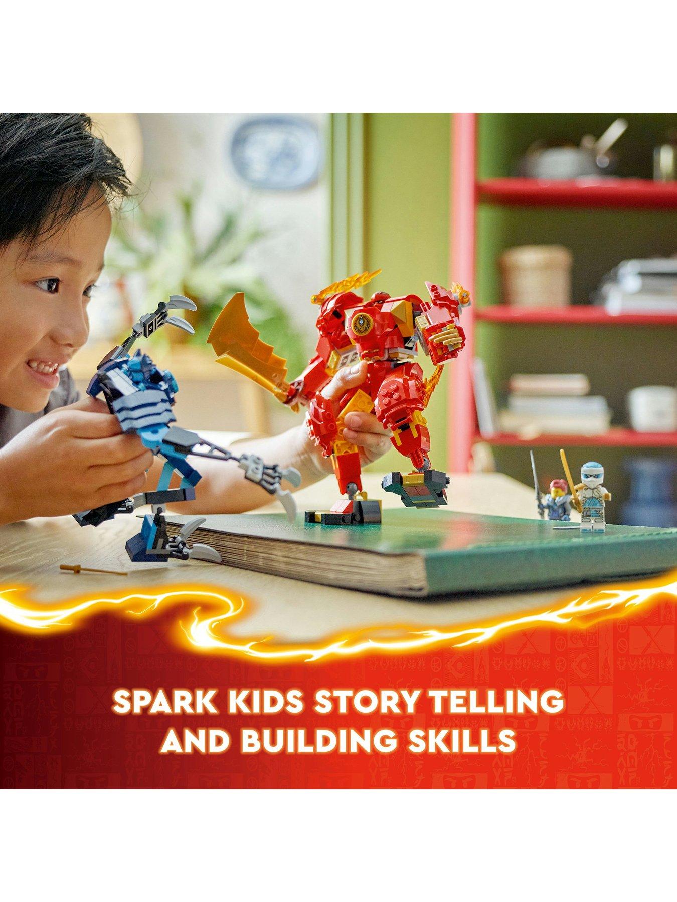 LEGO Ninjago Kai’s Elemental Fire Mech Toy 71808 | Very