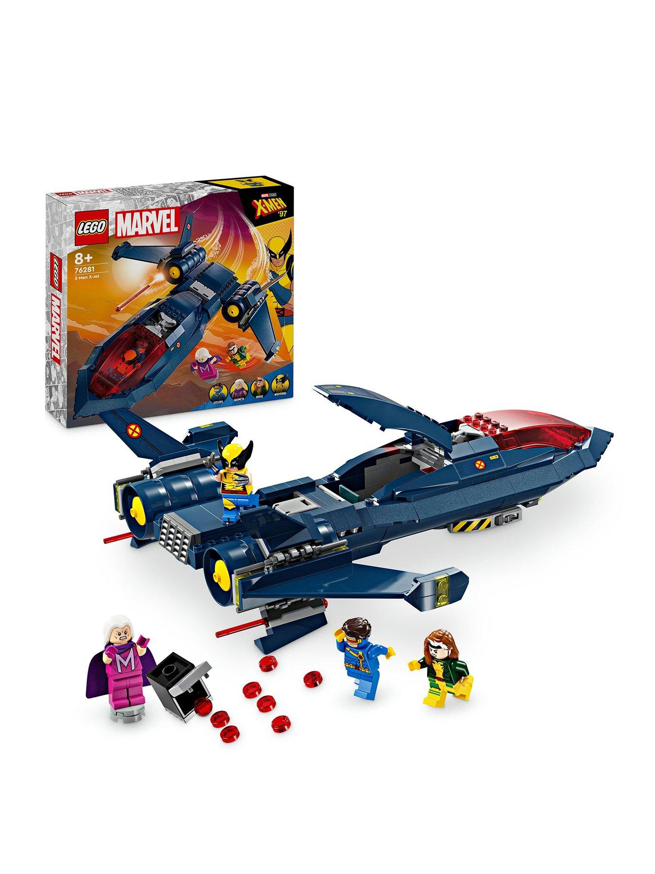 LEGO Super Heroes X-Men X-Jet Buildable Toy Plane 76281 | Very