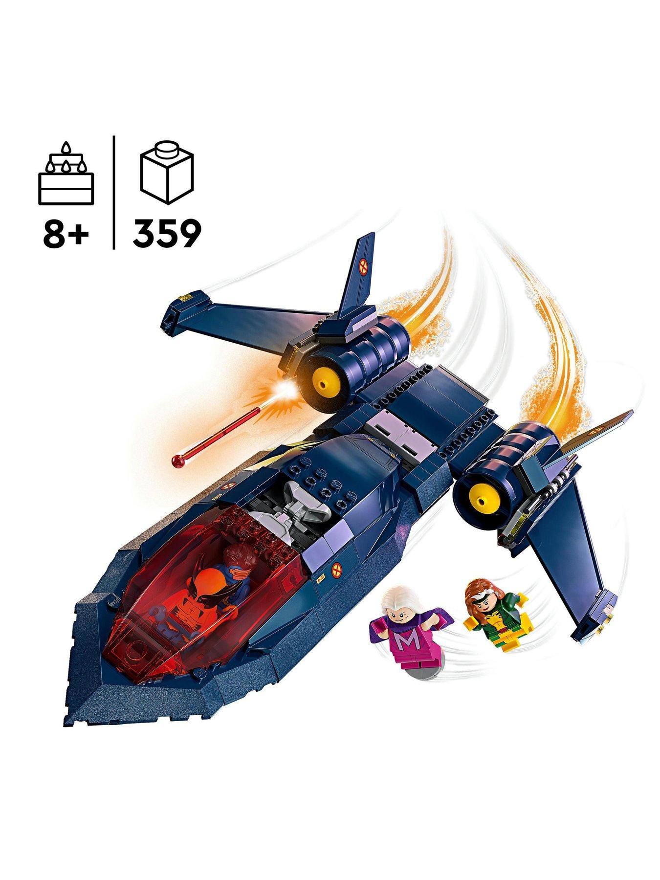 LEGO Super Heroes X-Men X-Jet Buildable Toy Plane 76281 | very.co.uk