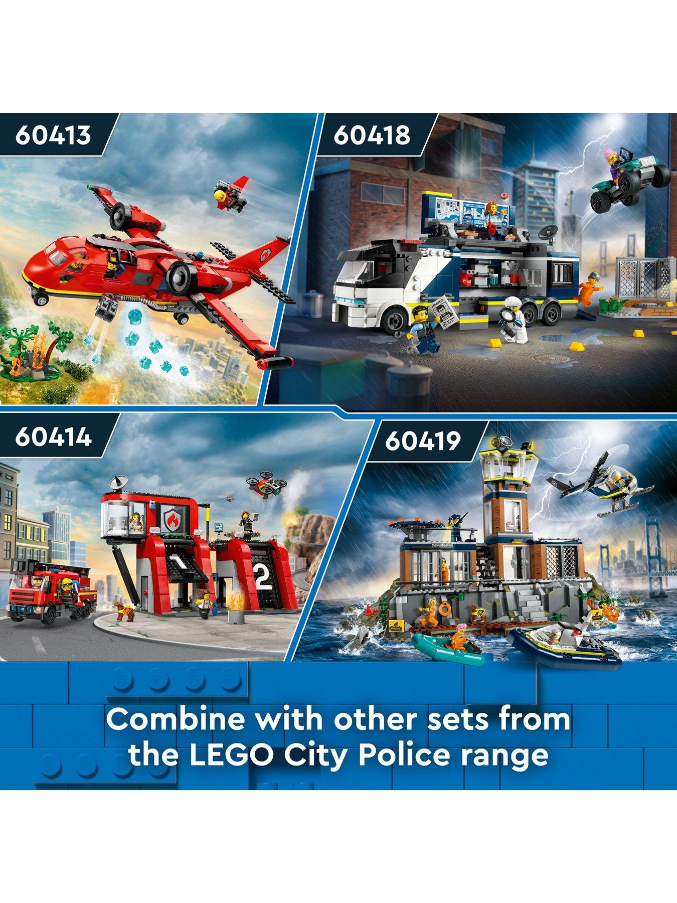 LEGO City Police Prison Island Building Toy 60419 | Very