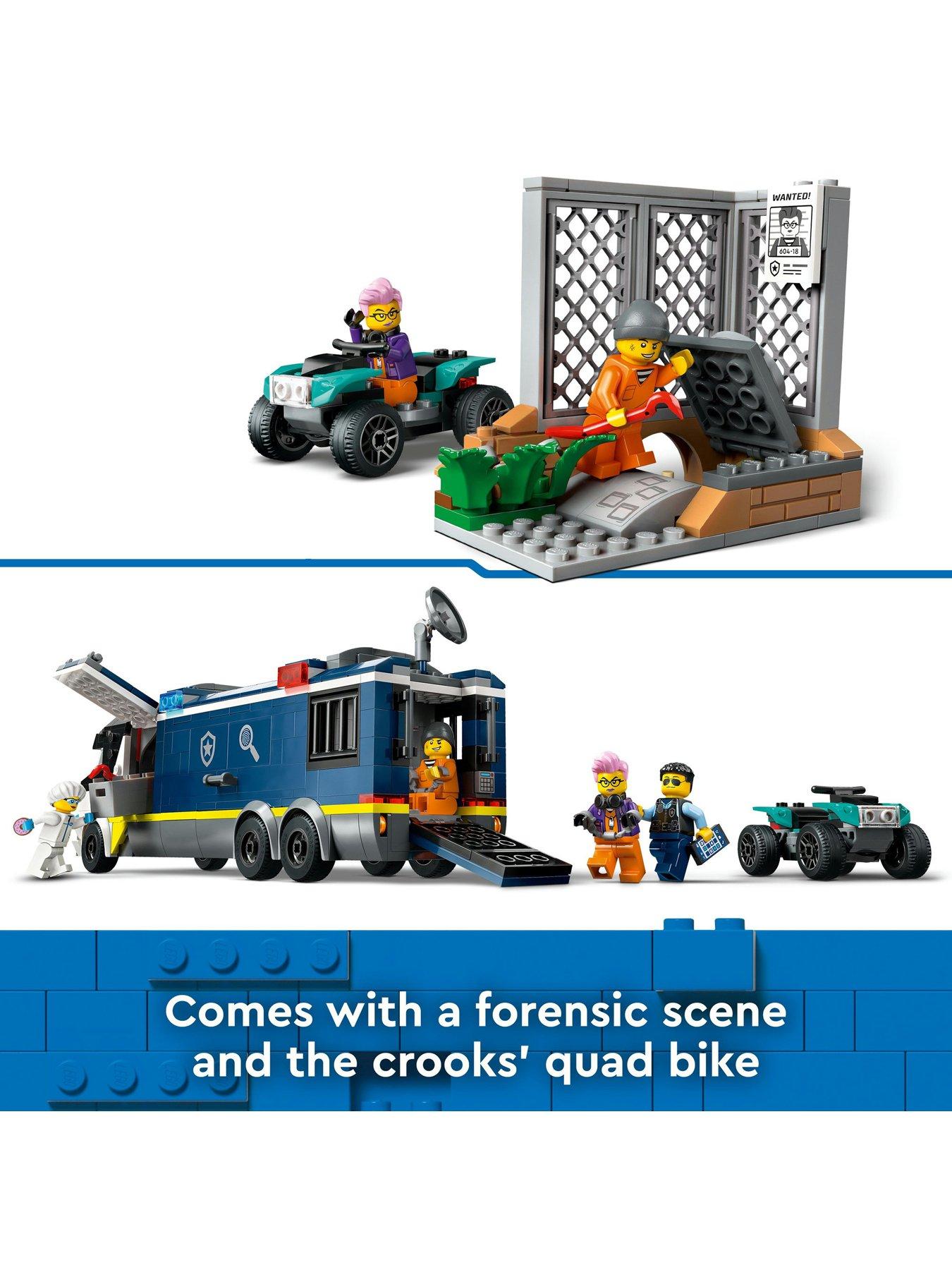 LEGO City Police Mobile Crime Lab Truck Toy 60418 | Very