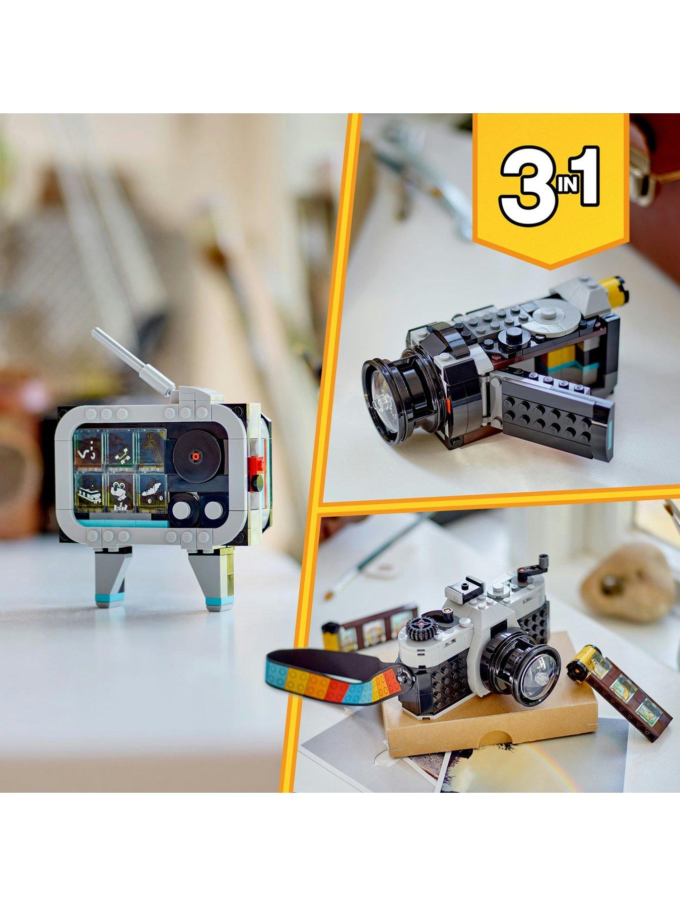 LEGO Creator 3in1 Retro Camera Toy Set 31147 | Very.co.uk