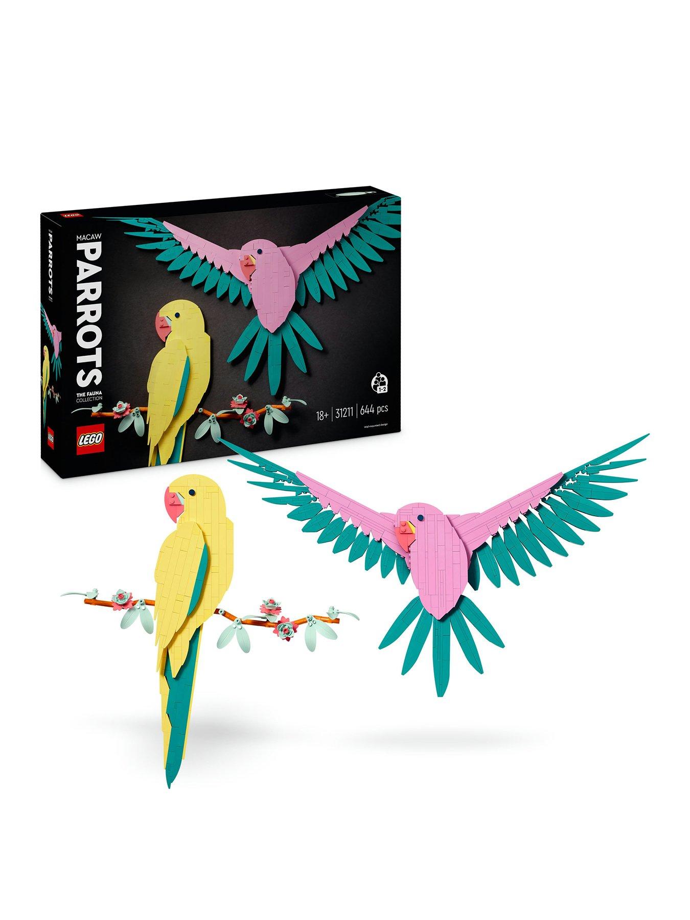 LEGO ART The Fauna Collection – Macaw Parrots 31211 | Very.co.uk