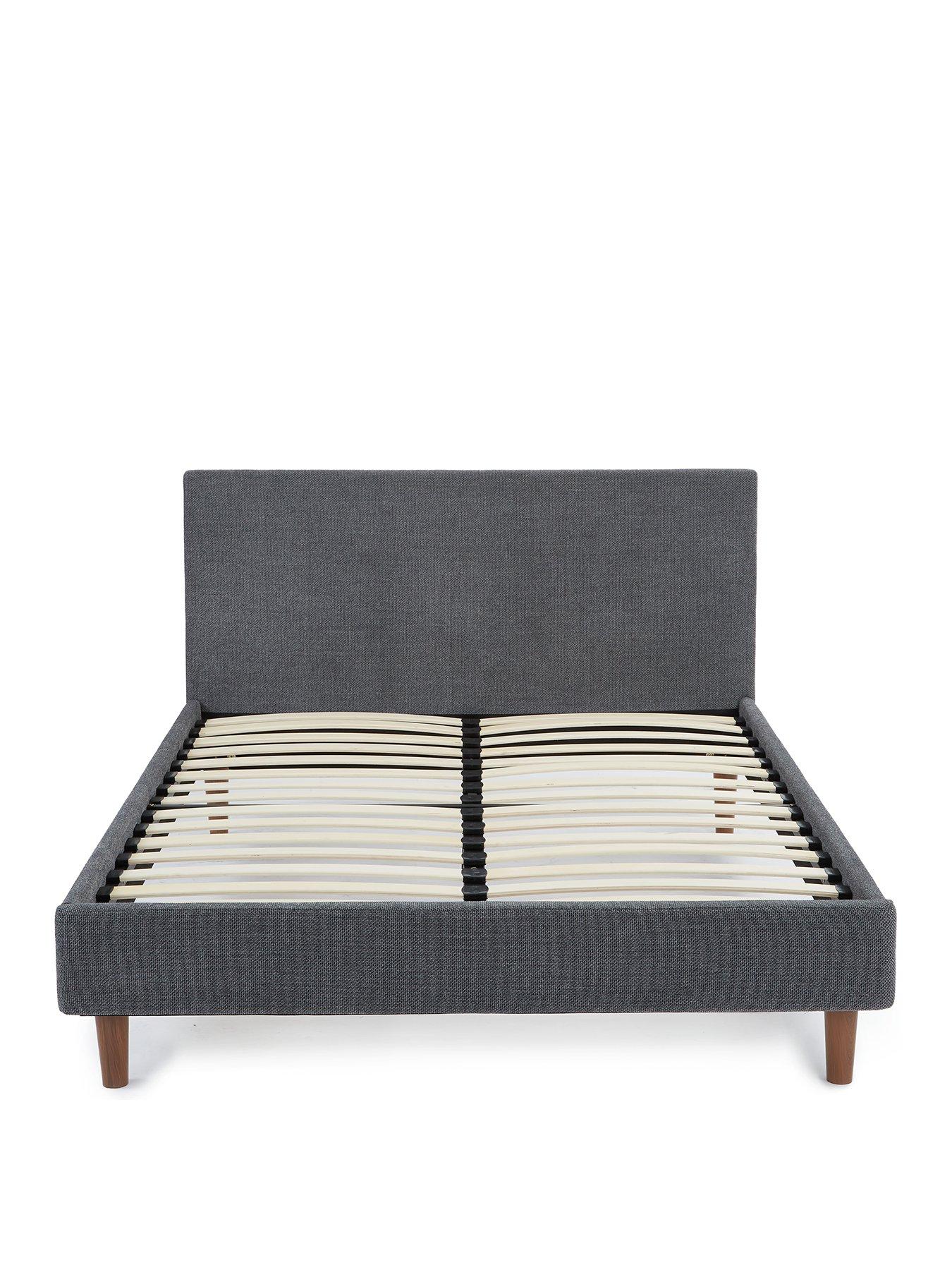 Very Home Porto Fabric Bed Frame with Mattress Options (Buy & SAVE ...
