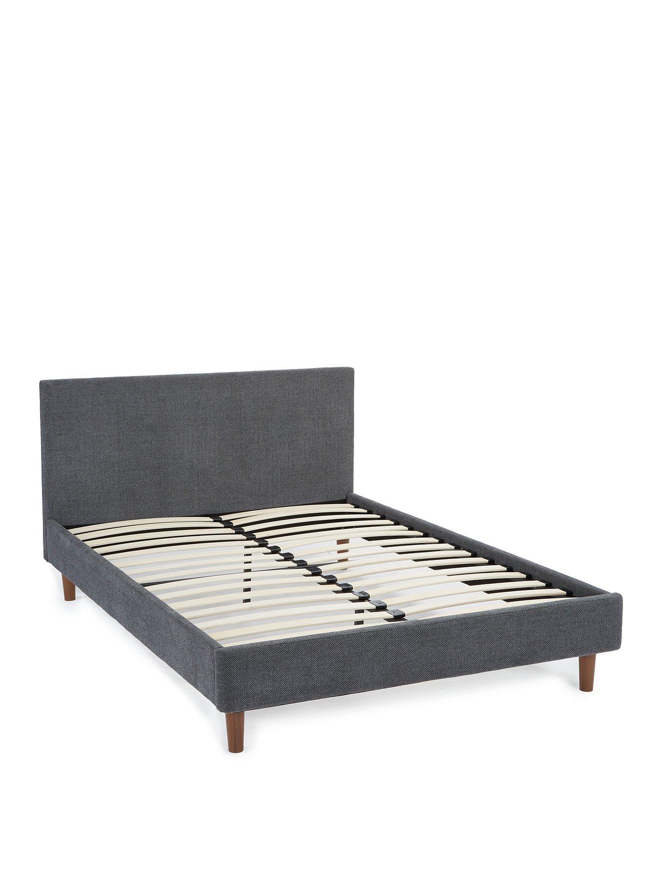 Very Home Porto Fabric Bed Frame with Mattress Options (Buy & SAVE ...