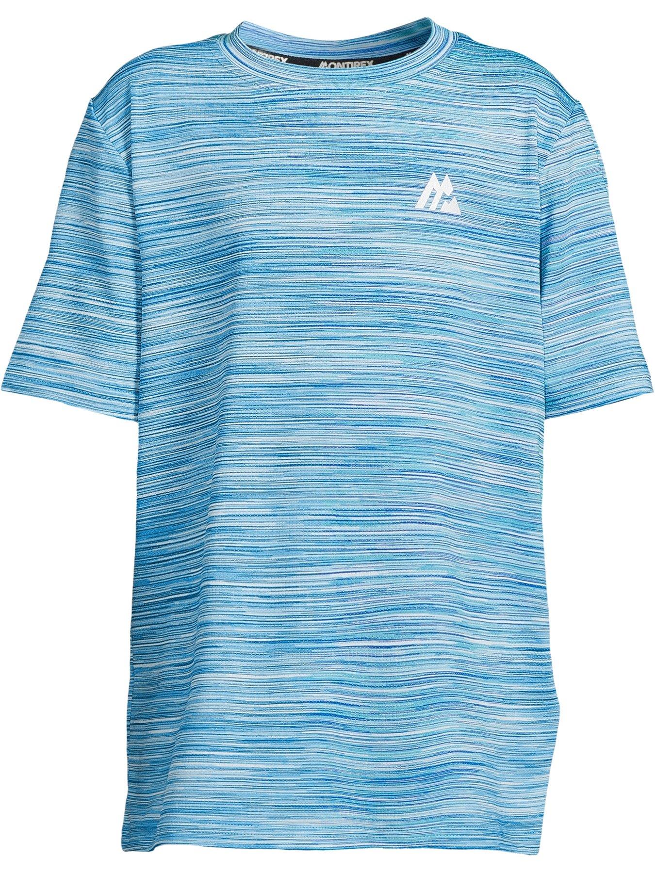 Montirex Junior Trail 2.0 Short Sleeve T-Shirt - Blue | Very.co.uk