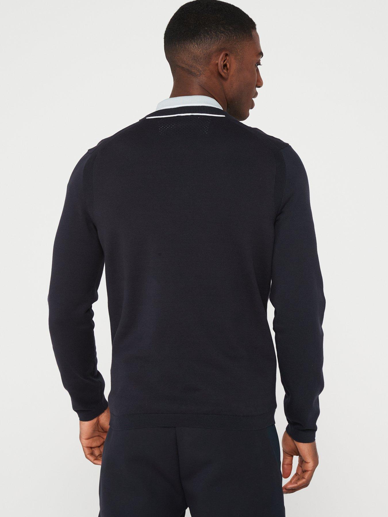 BOSS Ever-x Crew Neck Jumper - Dark Blue | Very