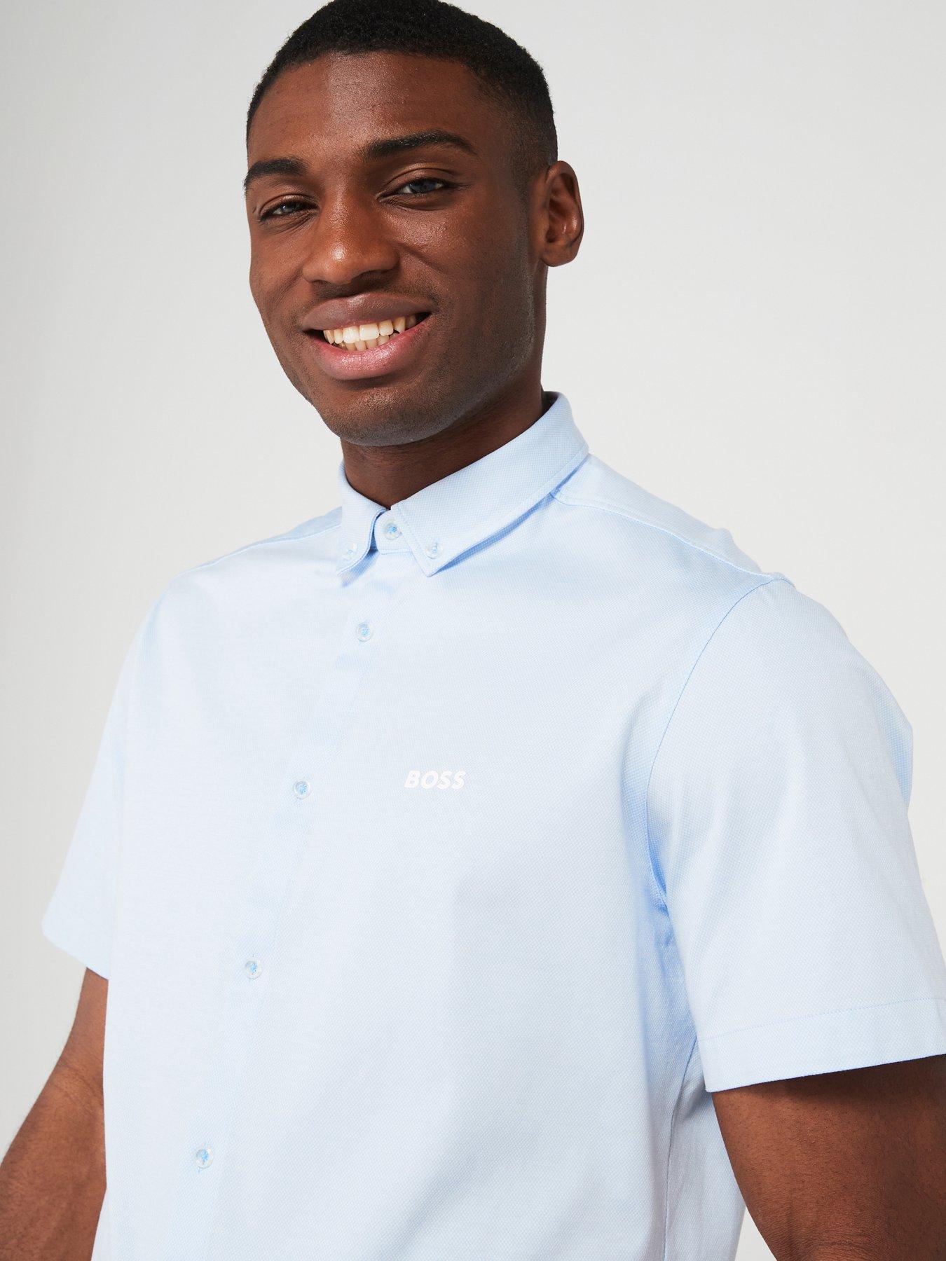 BOSS B Motion Regular Fit Short Sleeve Shirt | Very.co.uk