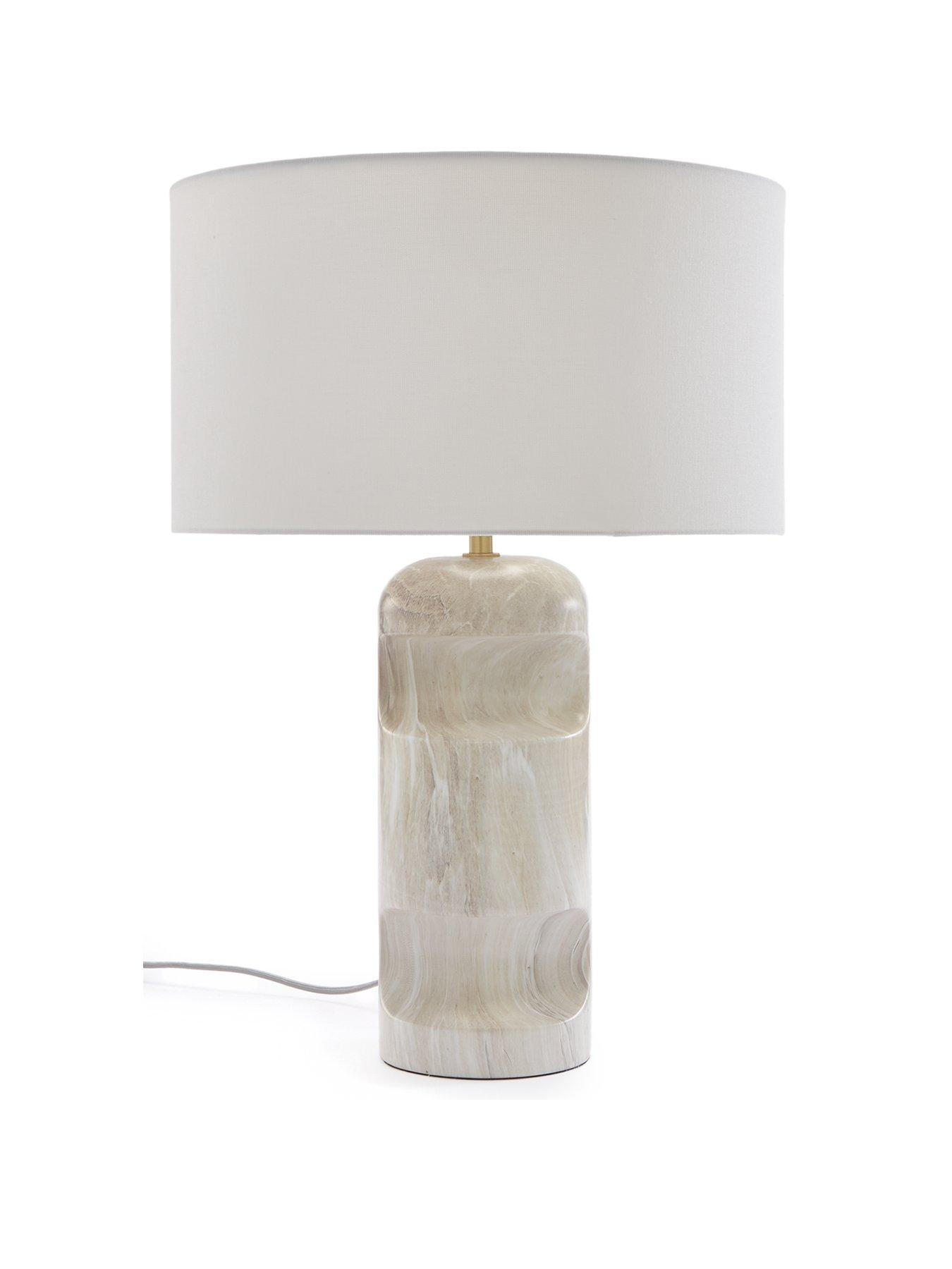 Very Home Sculptural Marble Table Lamp | Very
