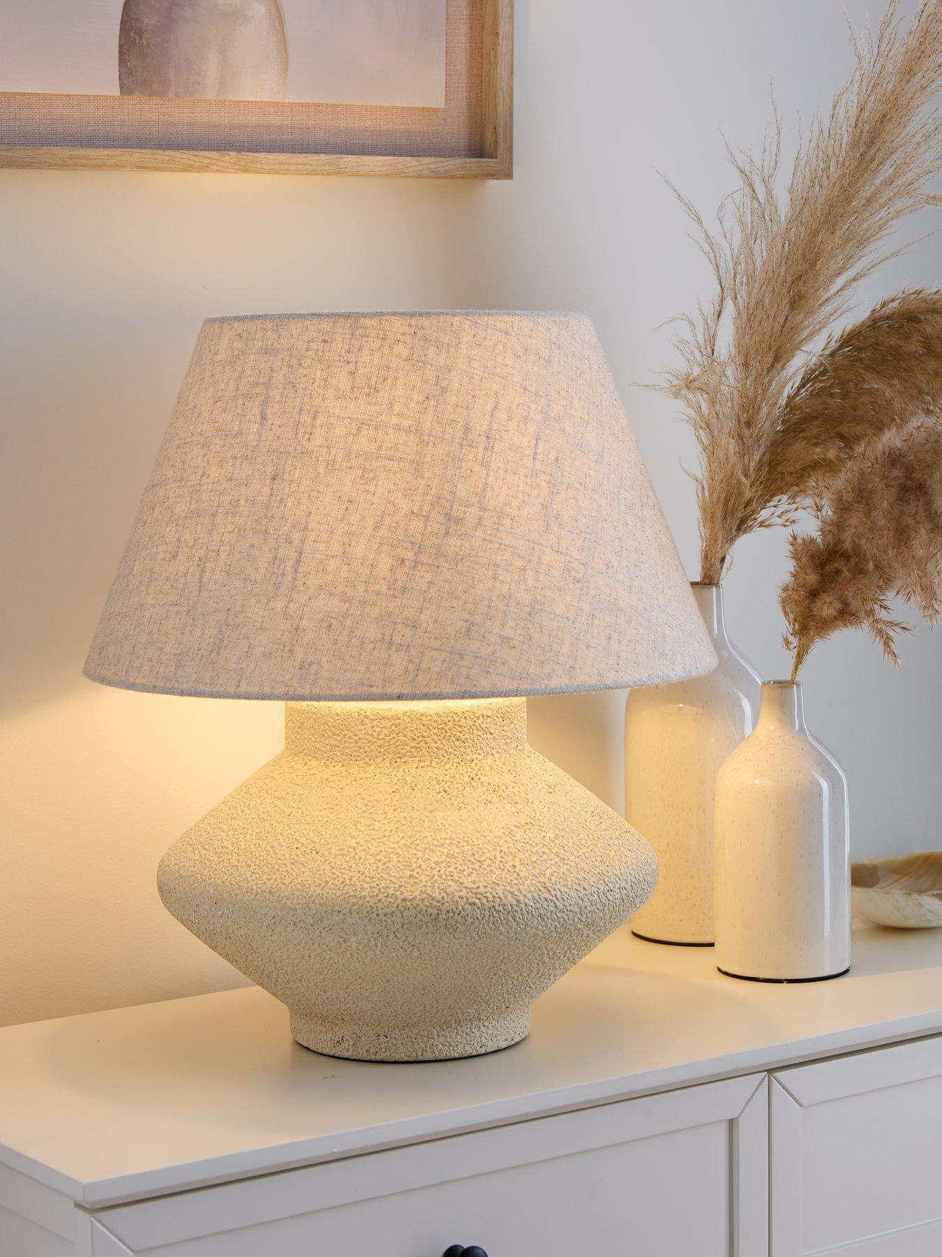 Very Home Large Farmhouse Table Lamp Very