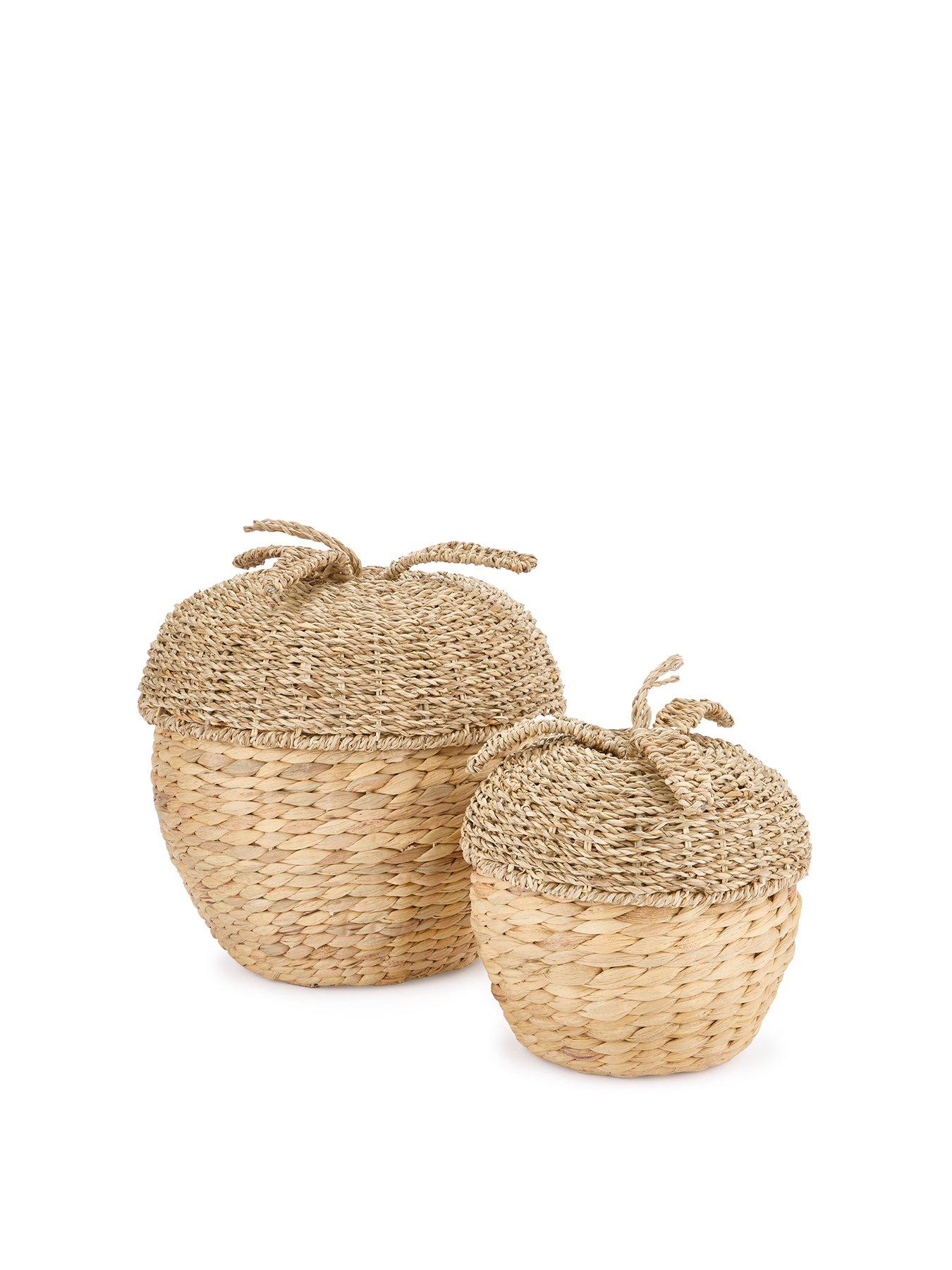 Very Home Set Of 2 Woven Apple Storage | Very