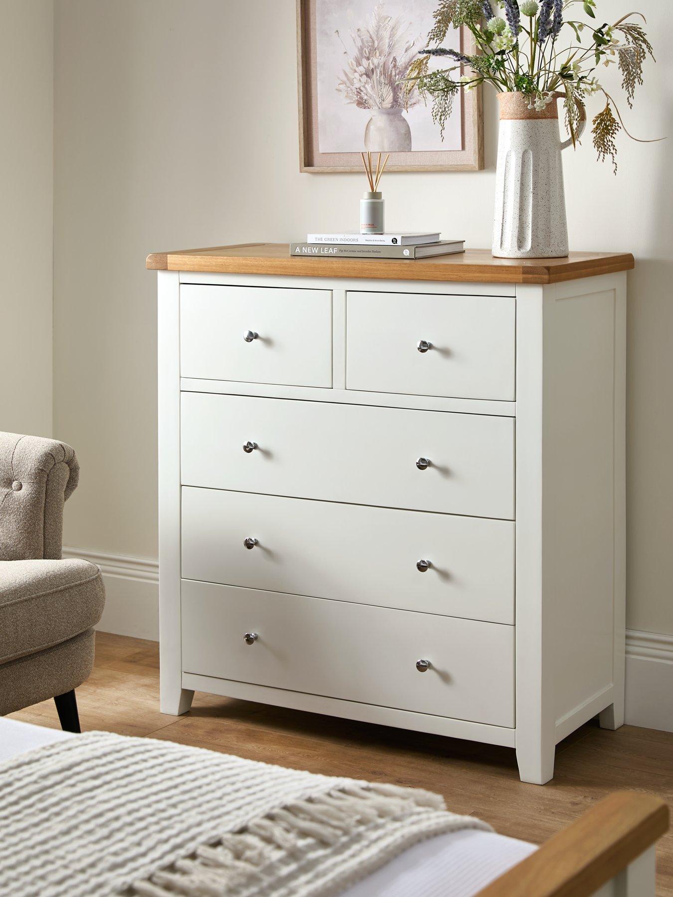 Ready Assembled White Chest of Drawers | Very.co.uk