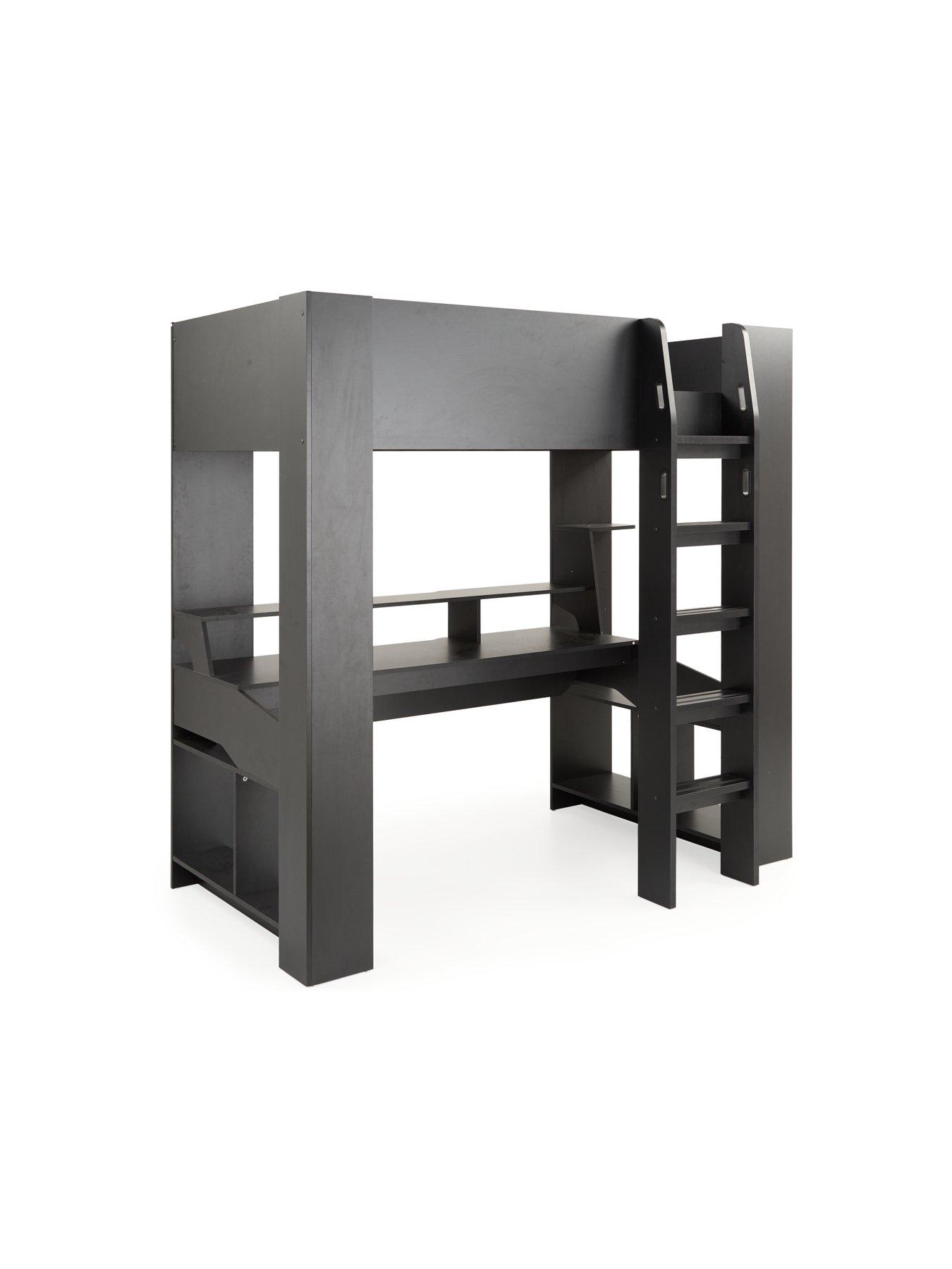 Very Home Maverick Gaming High Sleeper Bed with Mattress Options (Buy ...