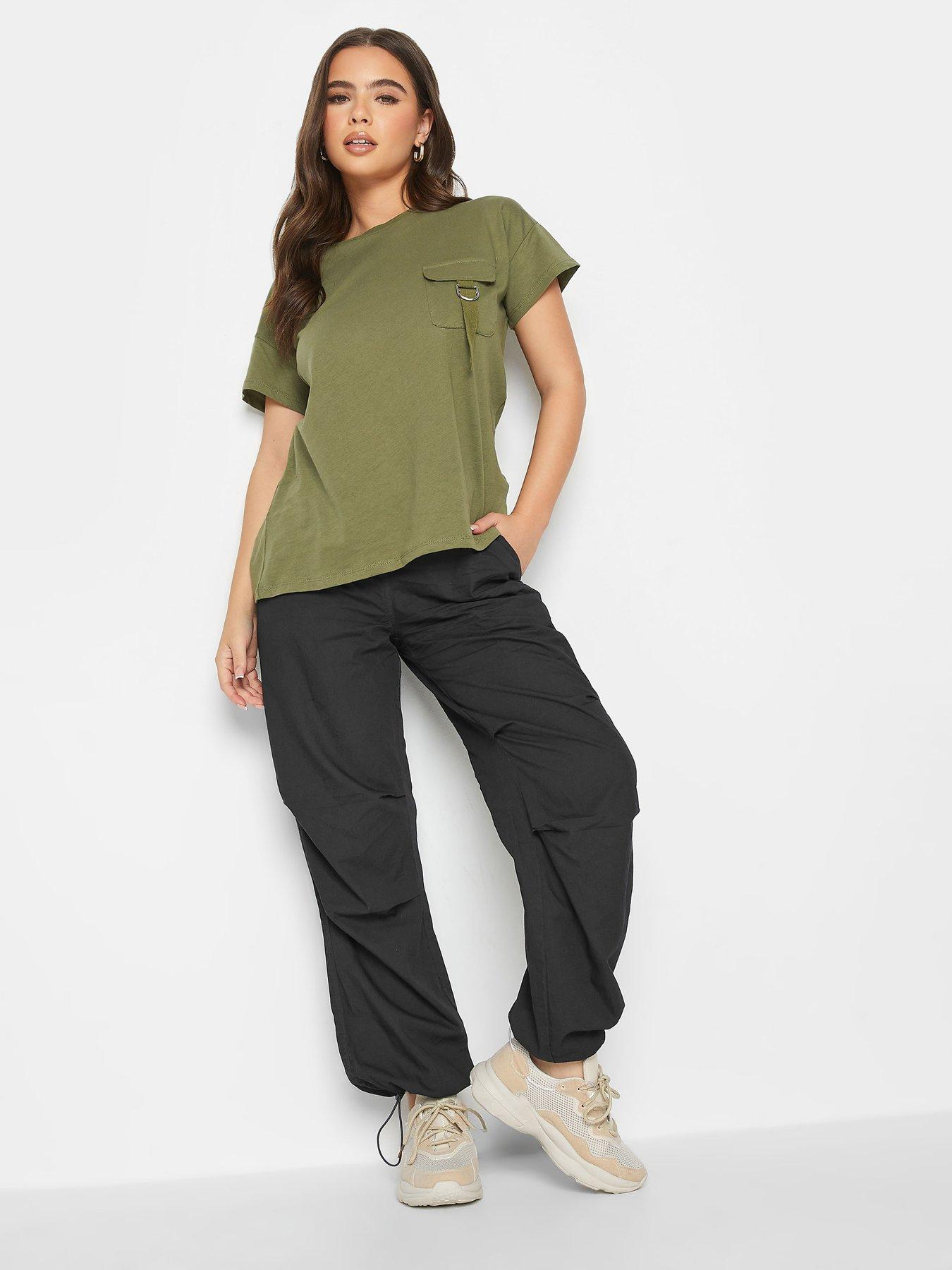PixieGirl Petite Utility Pocket Tee - Green | Very
