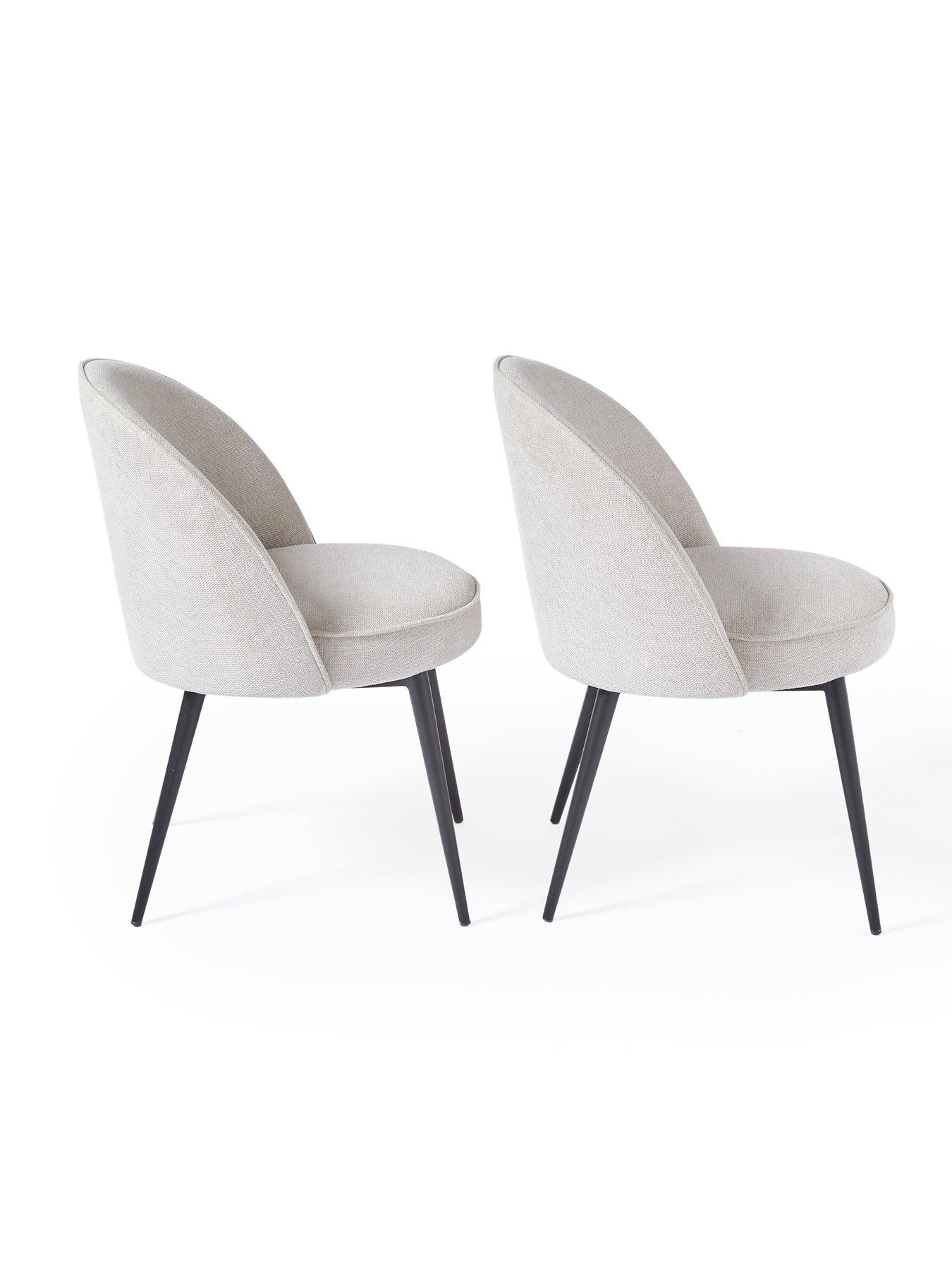 The Very Collection Carina Pair of Dining Chairs - Natural - FSC ...