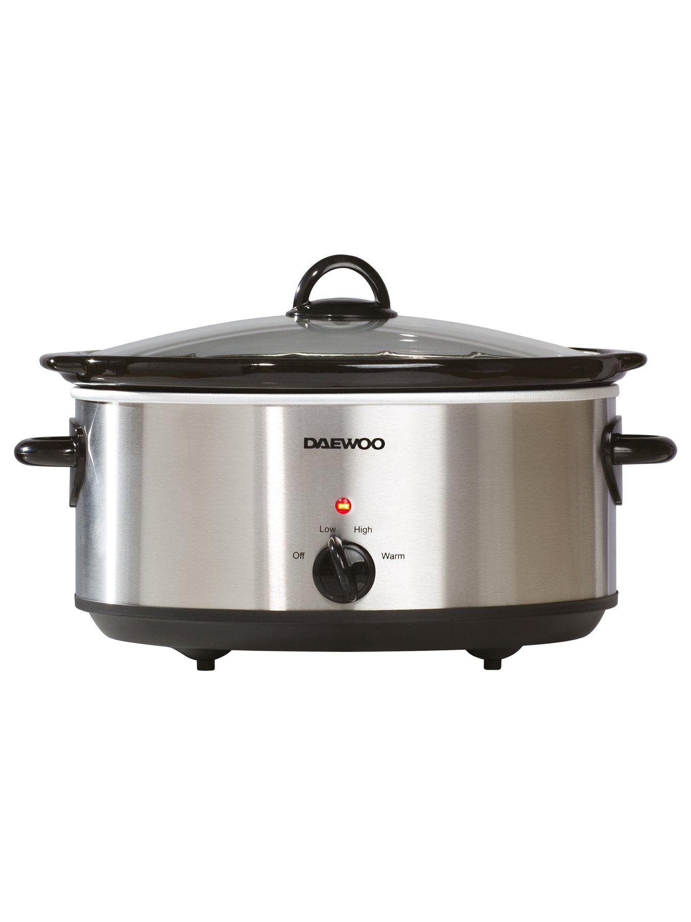 Daewoo 6.5L Slow Cooker Stainless Steel | Very