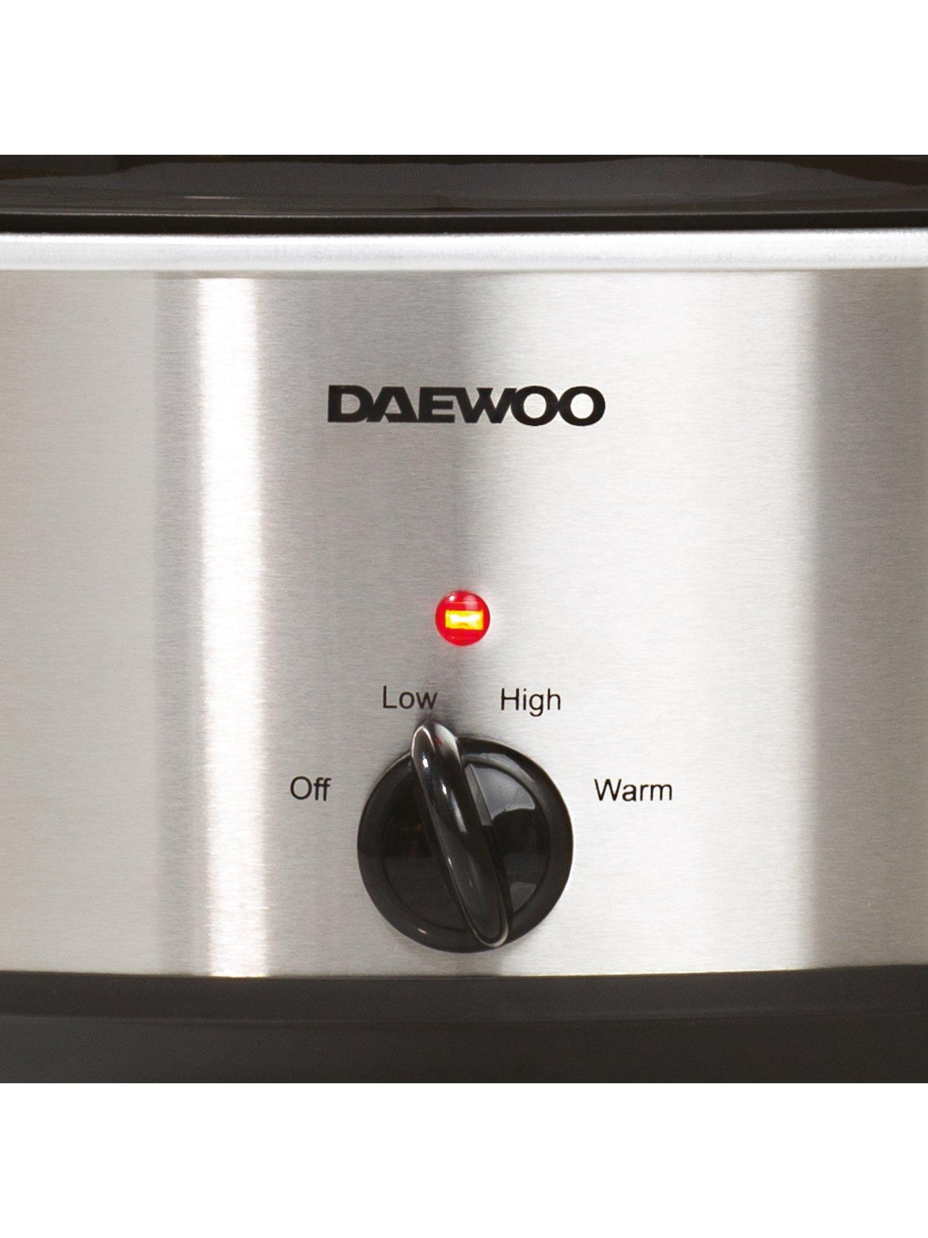 Daewoo 6.5L Slow Cooker Stainless Steel | Very
