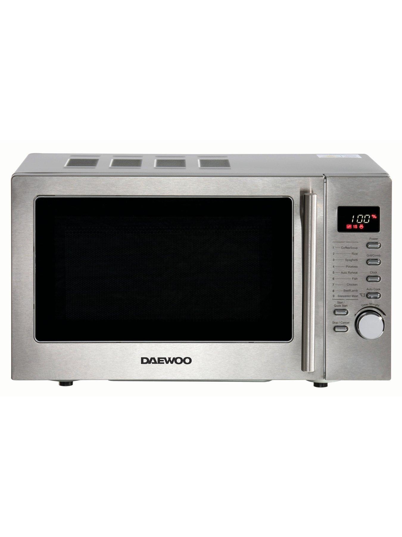 Daewoo 20L 700W Microwave With Grill Function - Stainless Steel Cavity ...