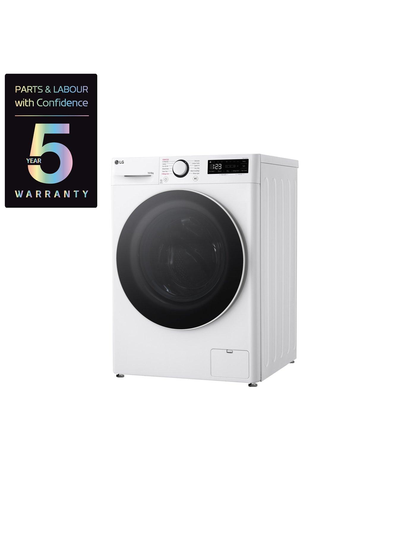 Washer Dryers | LG | White | Steam Programme | Appliances | Very