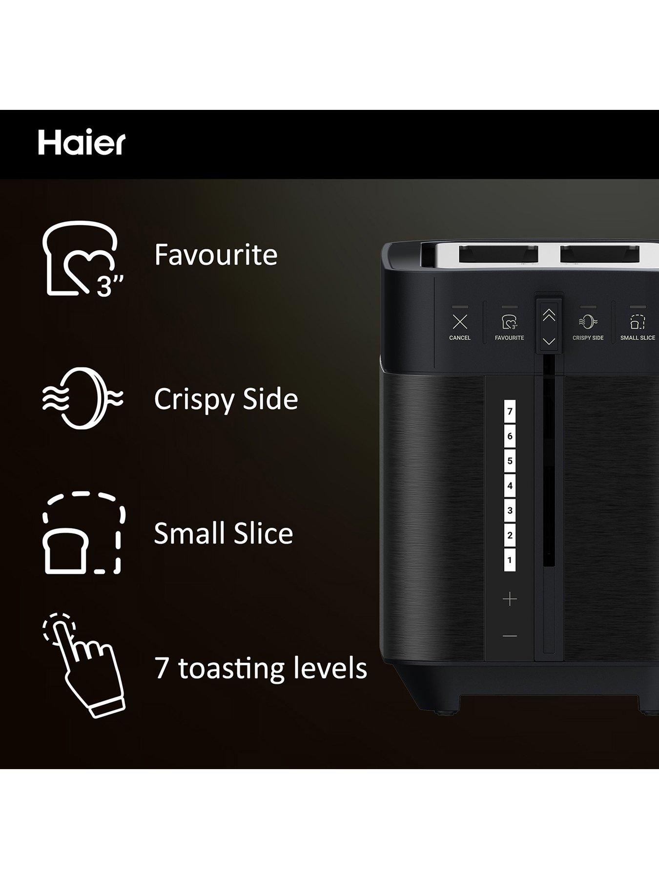 Haier Series 5 HTO5A3 Smart Toaster with extra-large slots | Very