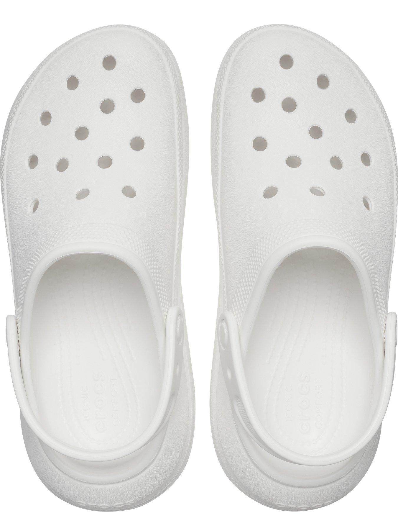 Crocs Crush Wedge Clog - White | Very
