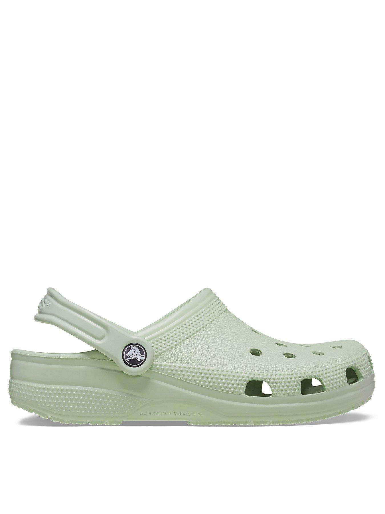 Crocs Classic Clog - Plaster Green | Very.co.uk