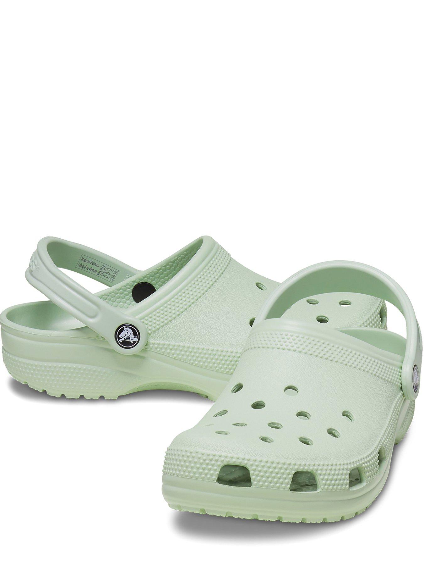 Crocs Classic Clog - Plaster Green | Very.co.uk