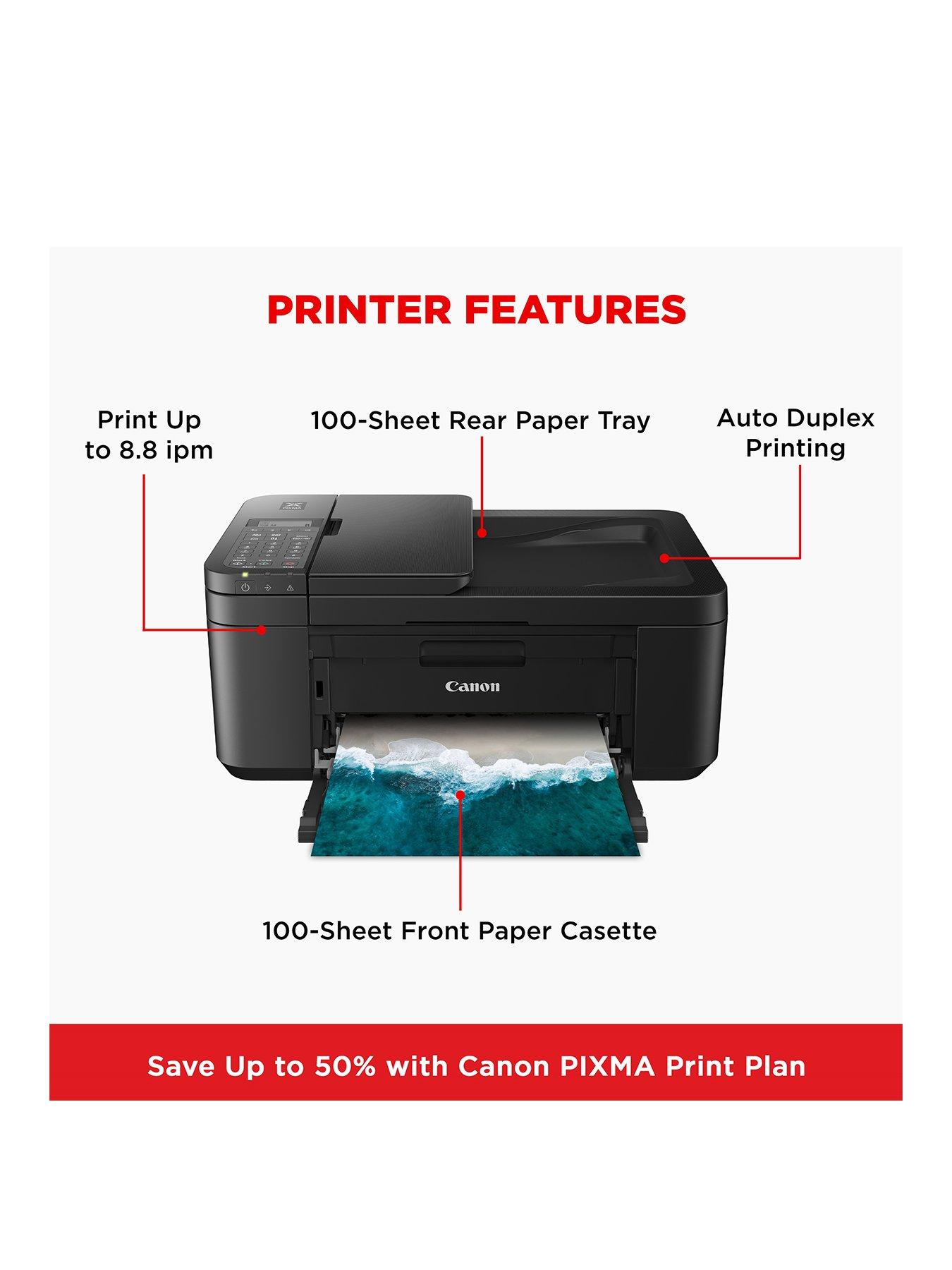 Canon PIXMA TR4750i All-in-One Wireless Wi-Fi Printer - Black | Very.co.uk