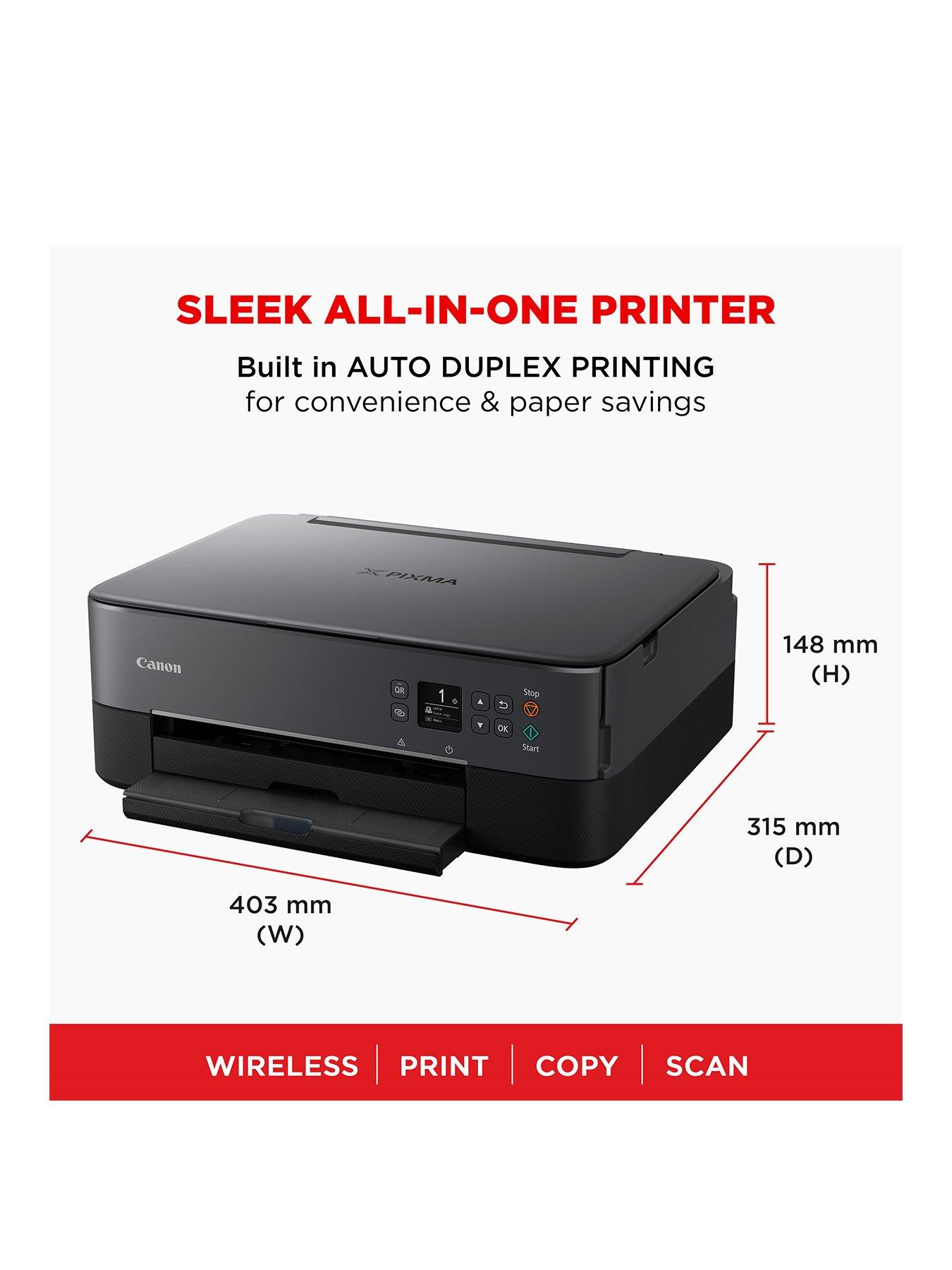 Canon PIXMA TS5350i Three-in-One Wireless Wi-Fi Printer - Black | very ...