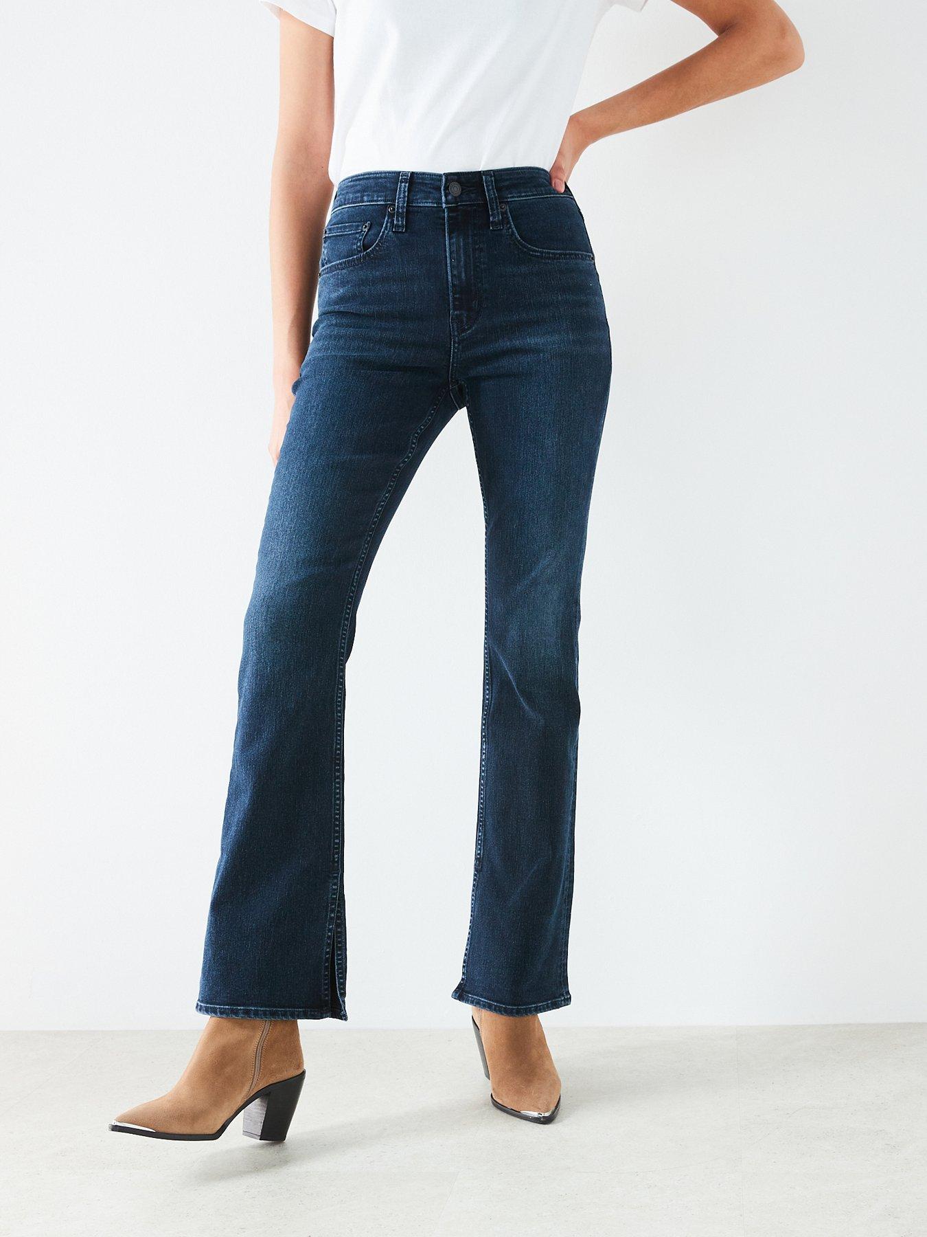 Levi's 725™ High Rise Slit Leg Bootcut Jean - Blue | Very