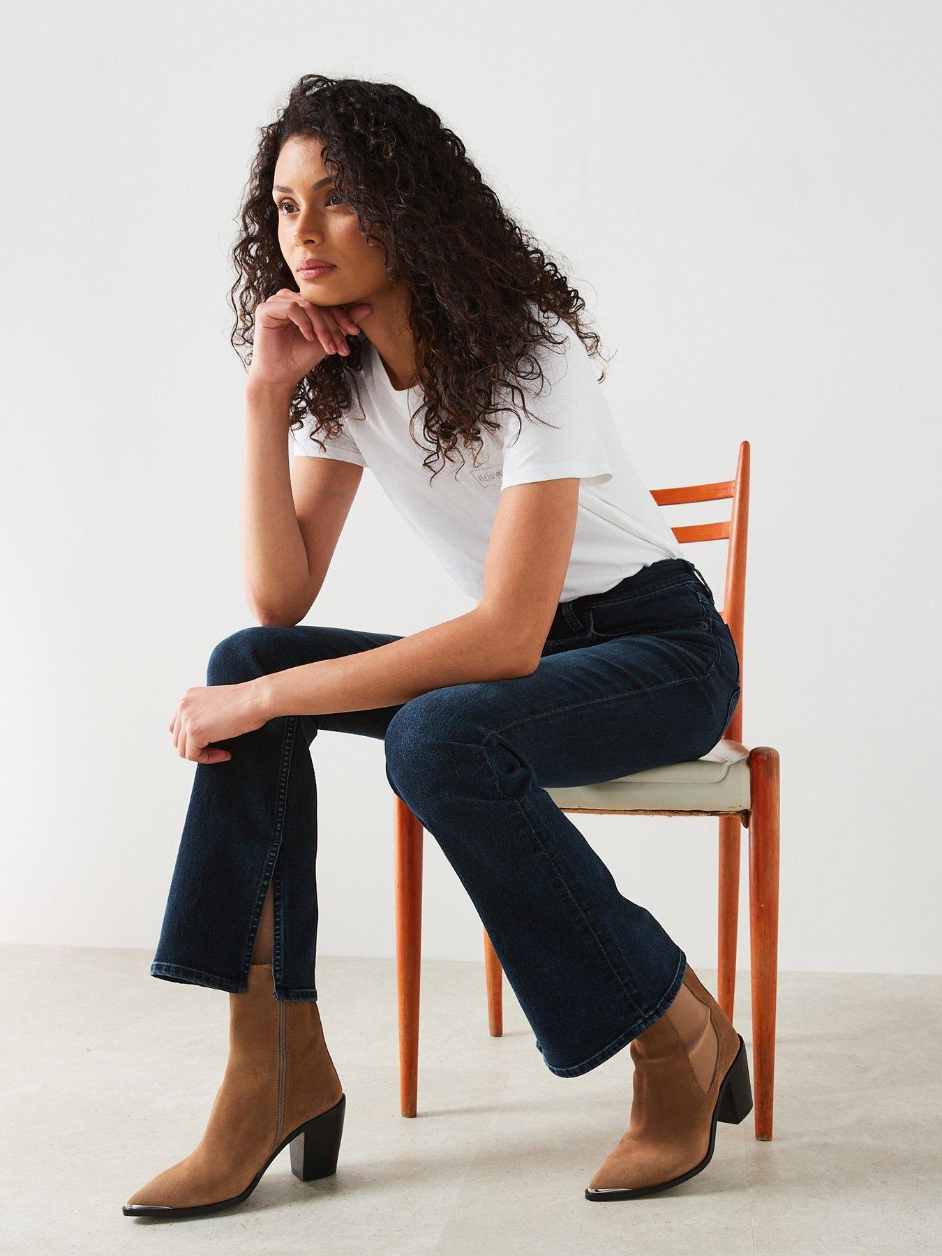 Levi's 725™ High Rise Slit Leg Bootcut Jean - Blue | Very