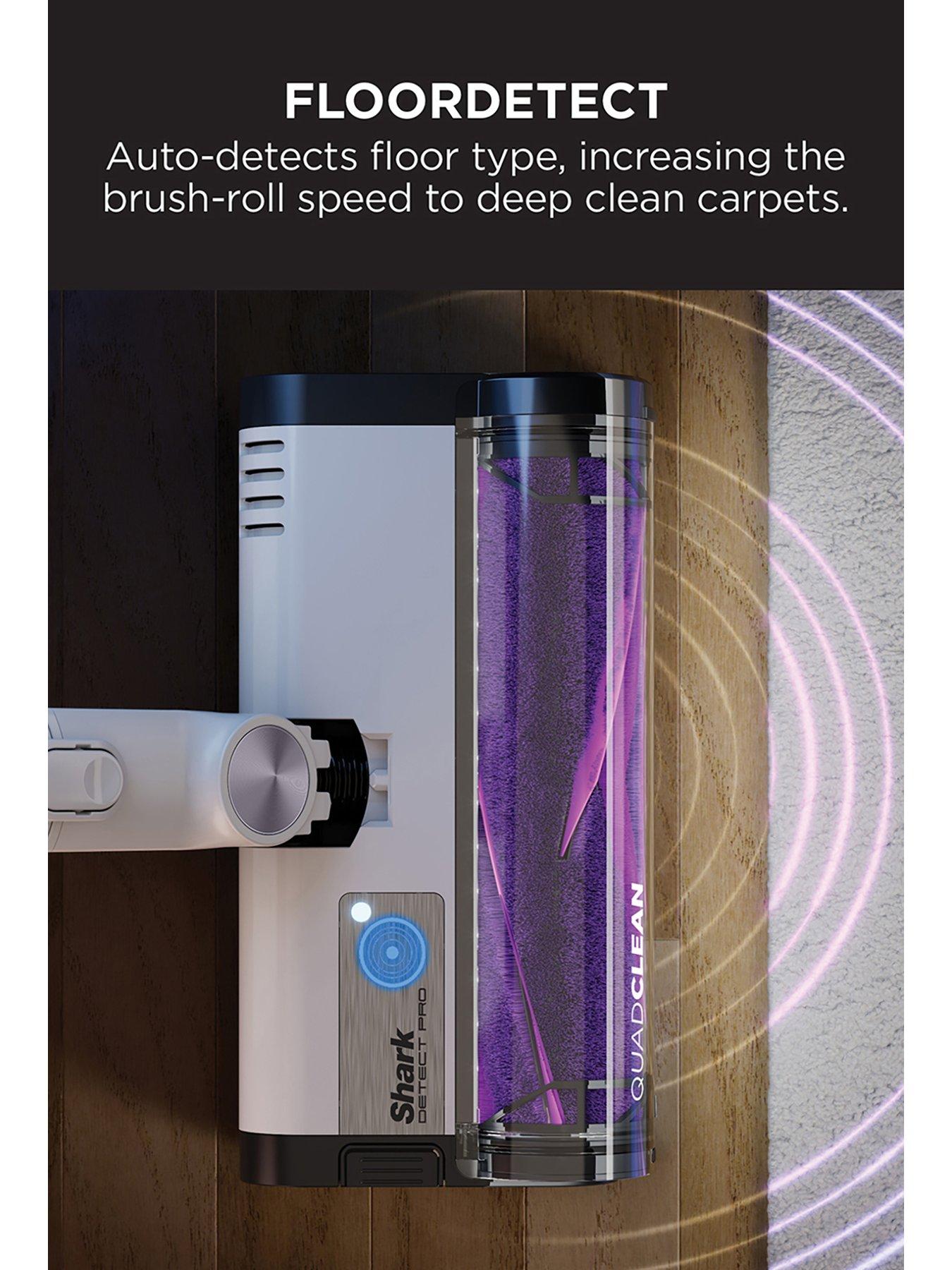Shark Detect Pro Cordless Vacuum Cleaner with Auto-Empty System, 1.3L ...