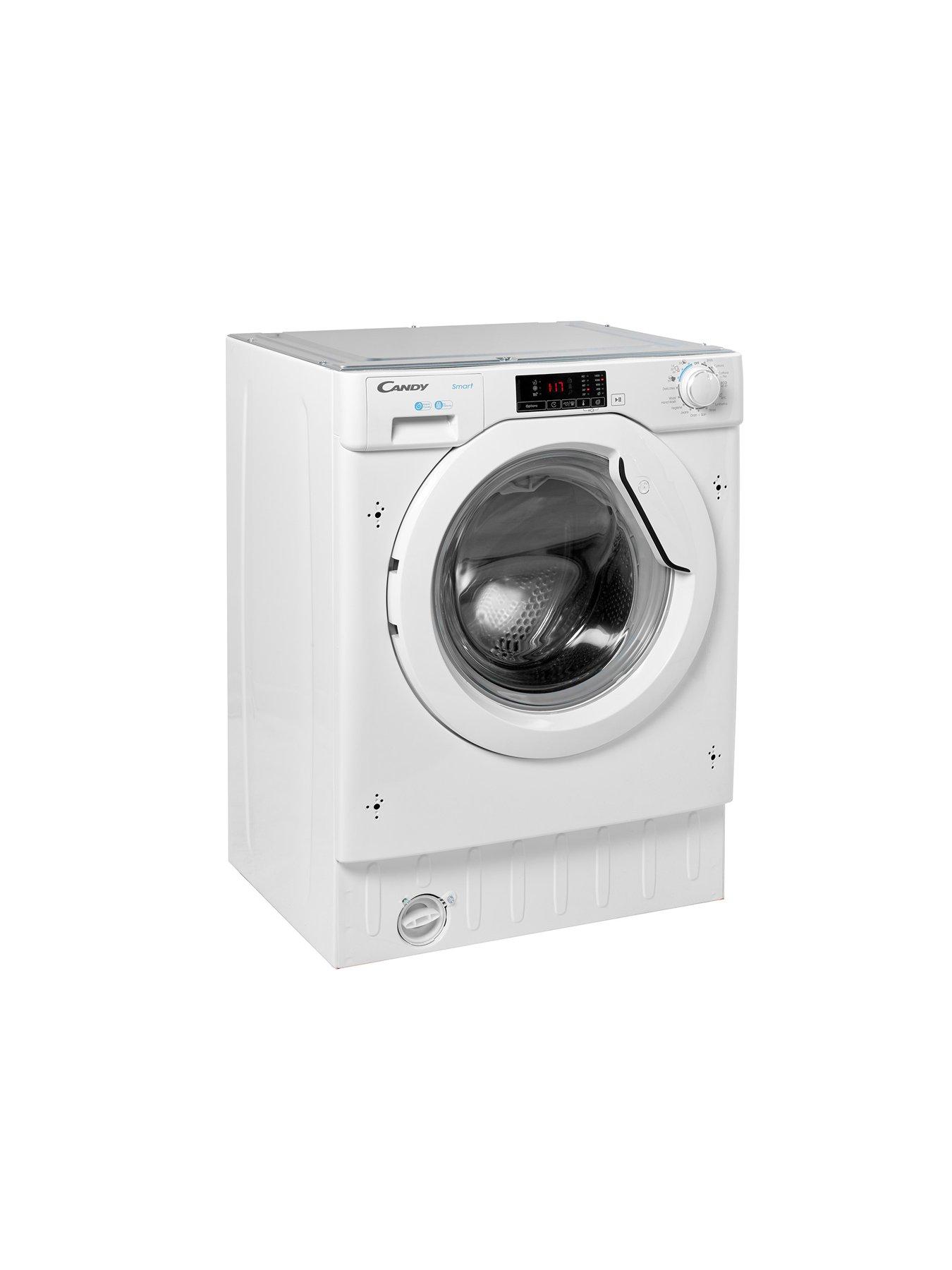 Candy CBW 49D1W4-80 Integrated 9kg Load, 1400 Spin Washing Machine | Very