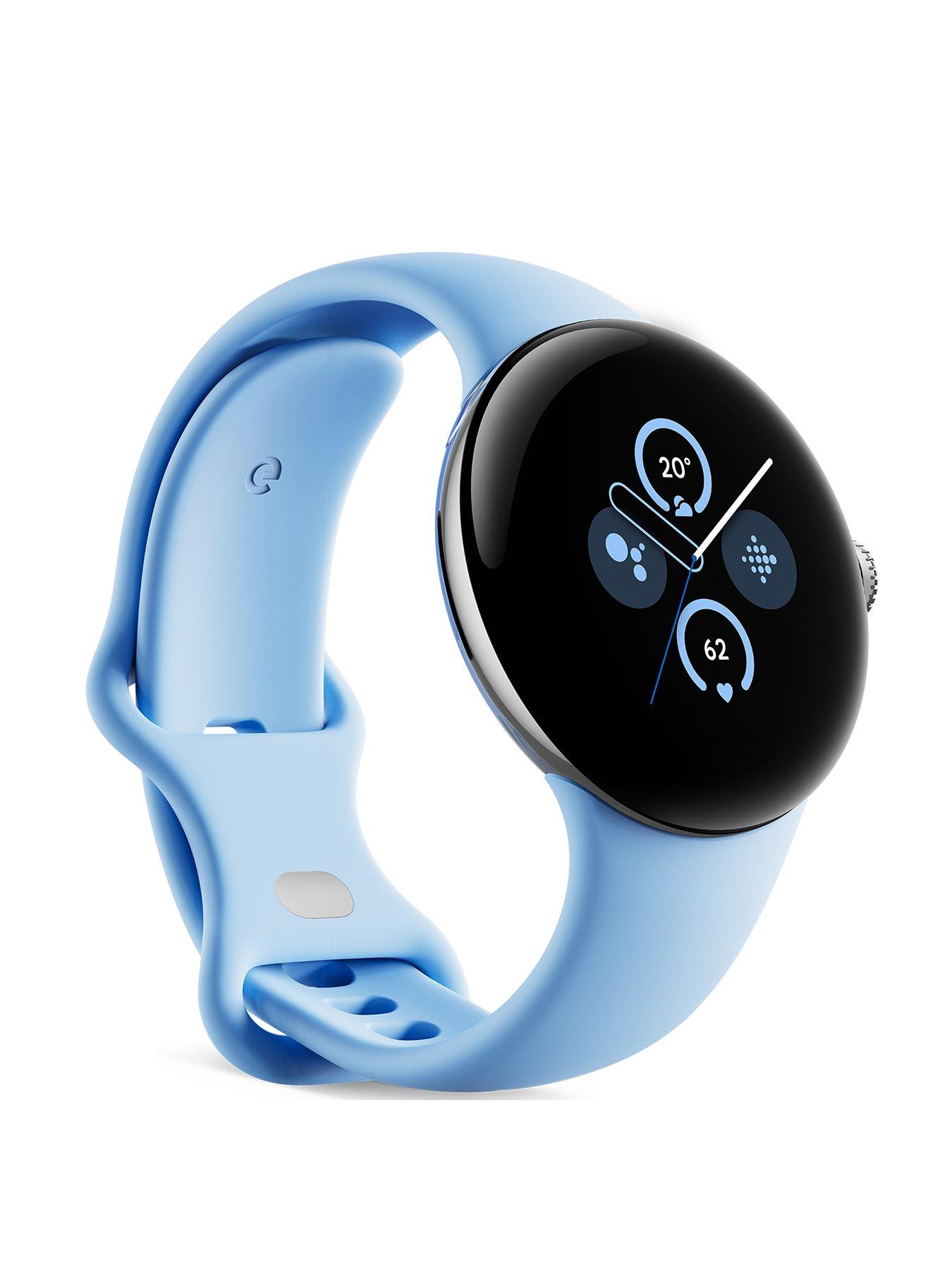Google Pixel Watch 2, WiFi - Silver/Bay | Very