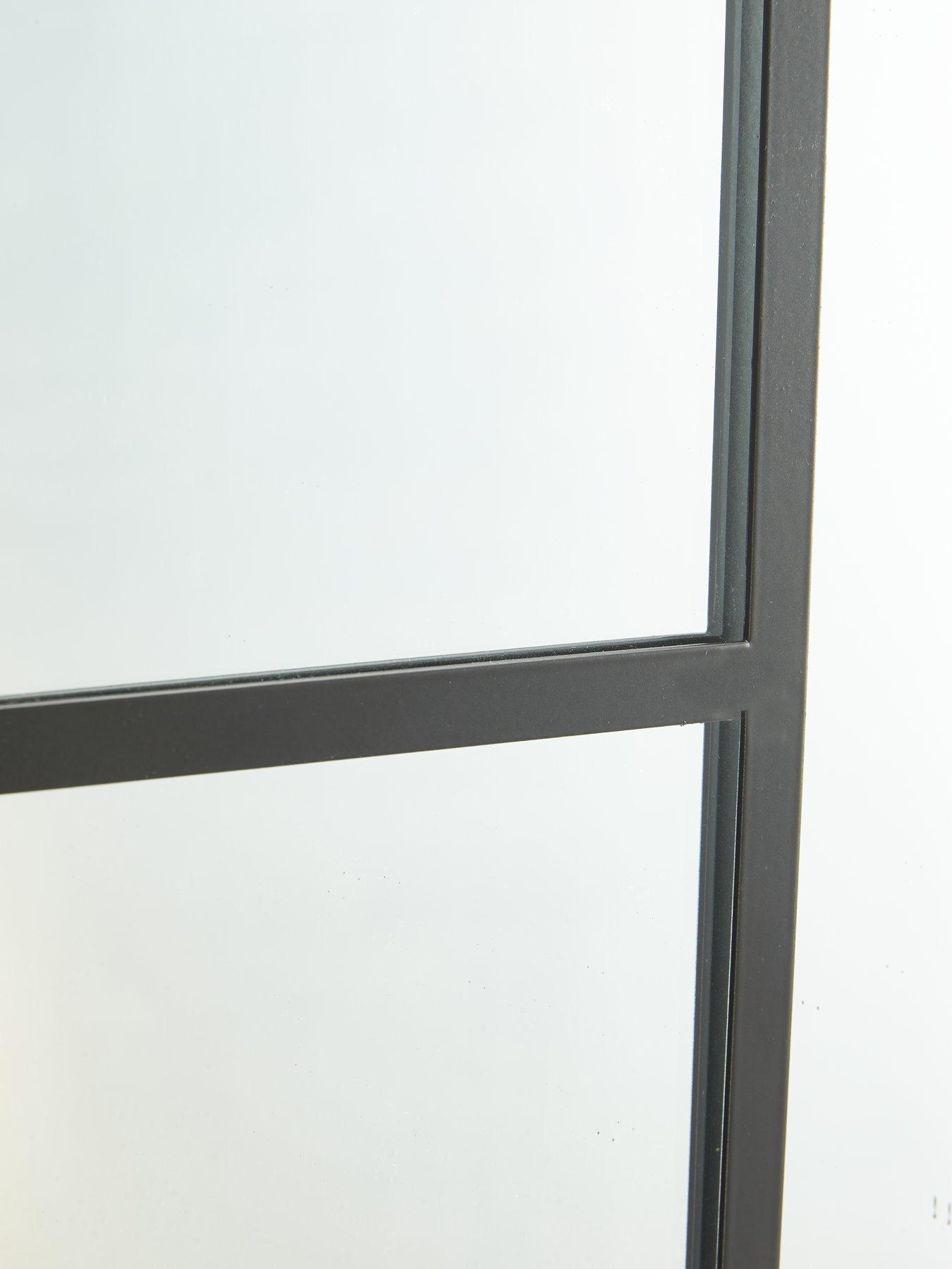 Very Home Metal Window Pane Mirror 60x120cm | Very