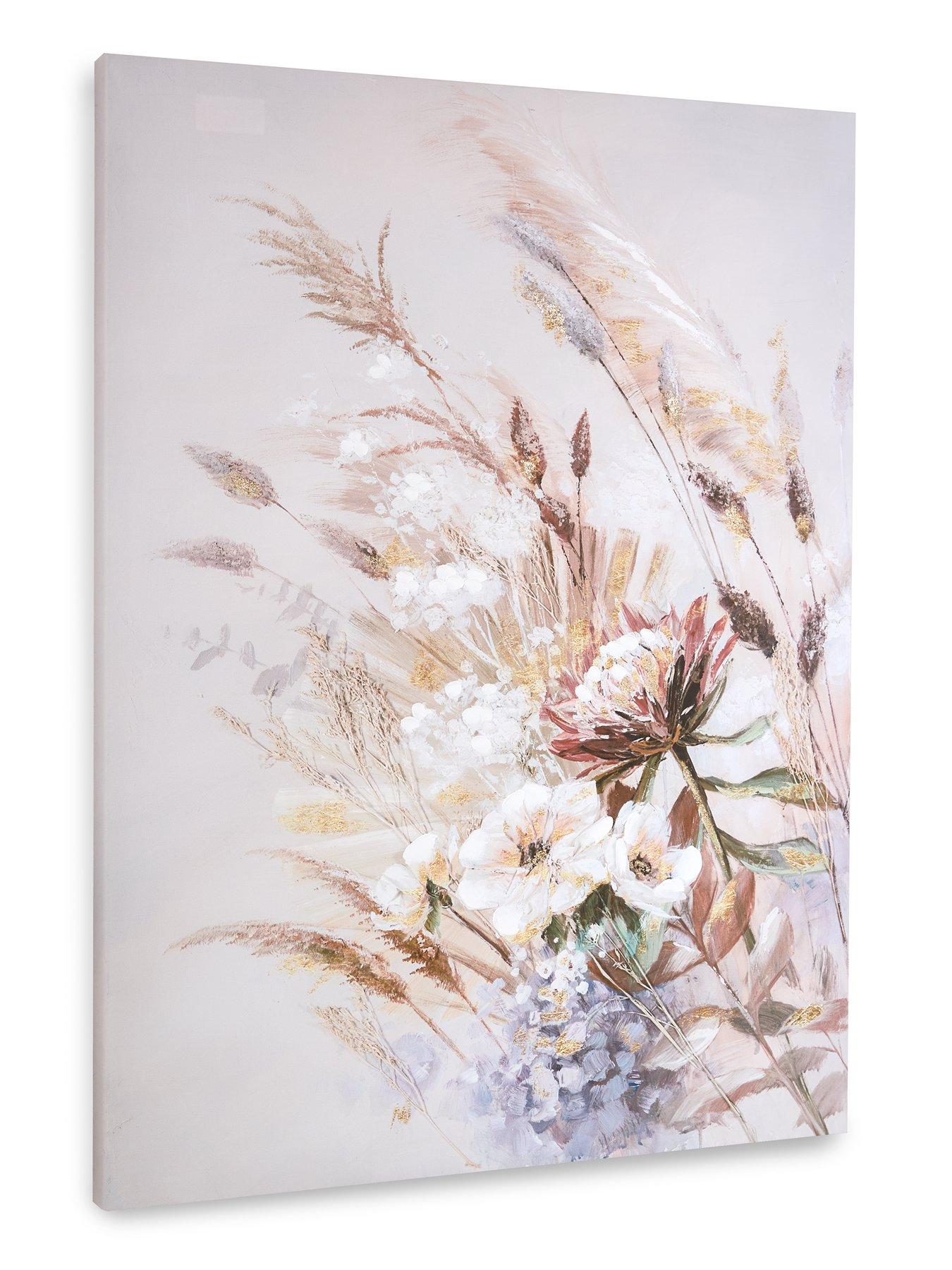 The Very Collection Canvas Meadow Bouquet 60x80cm | Very