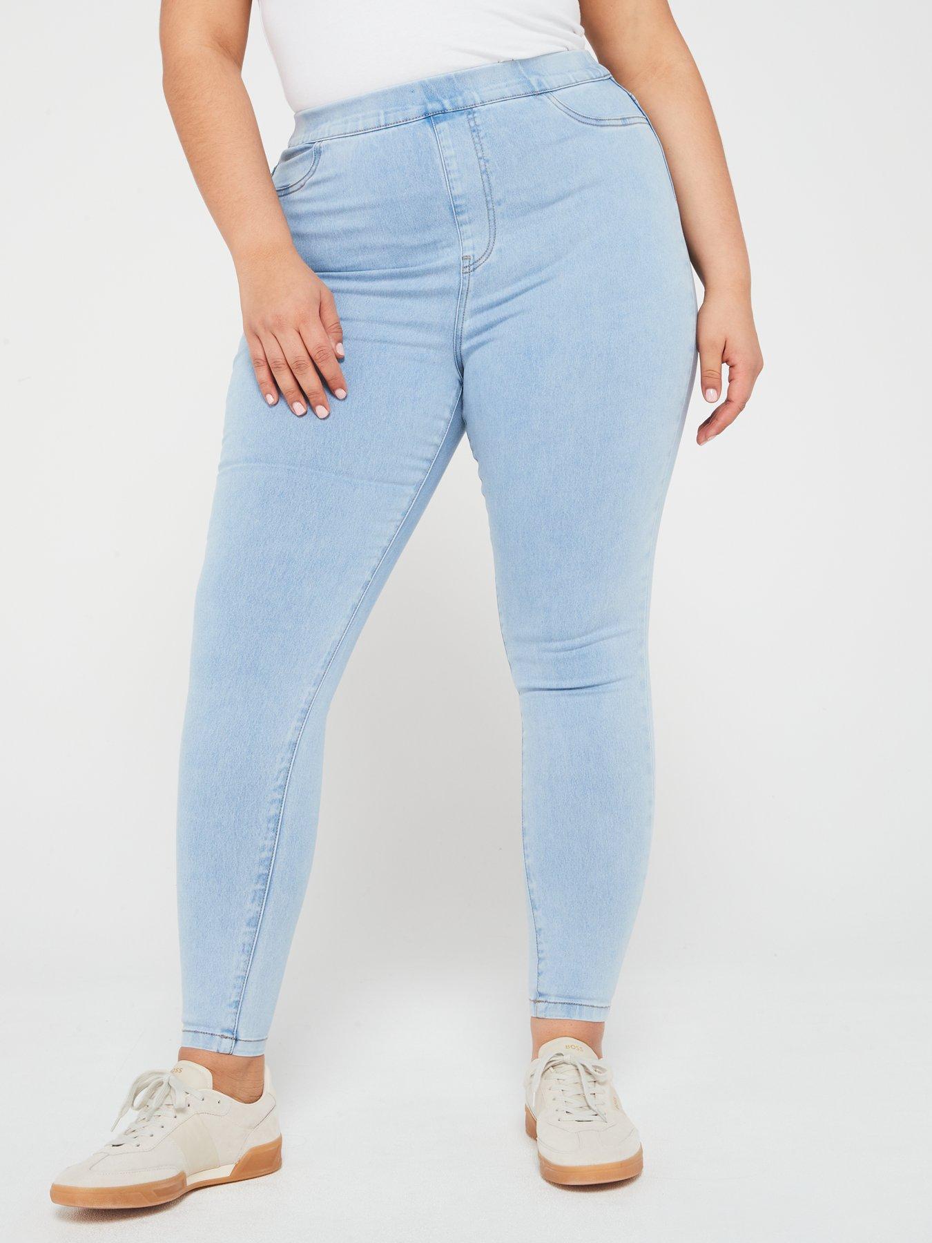 V by Very Curve High Waist Denim Jegging | Very