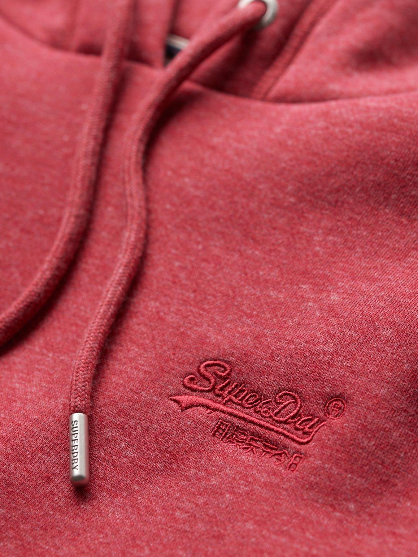 Superdry Essential Logo Hoodie - Red | Very