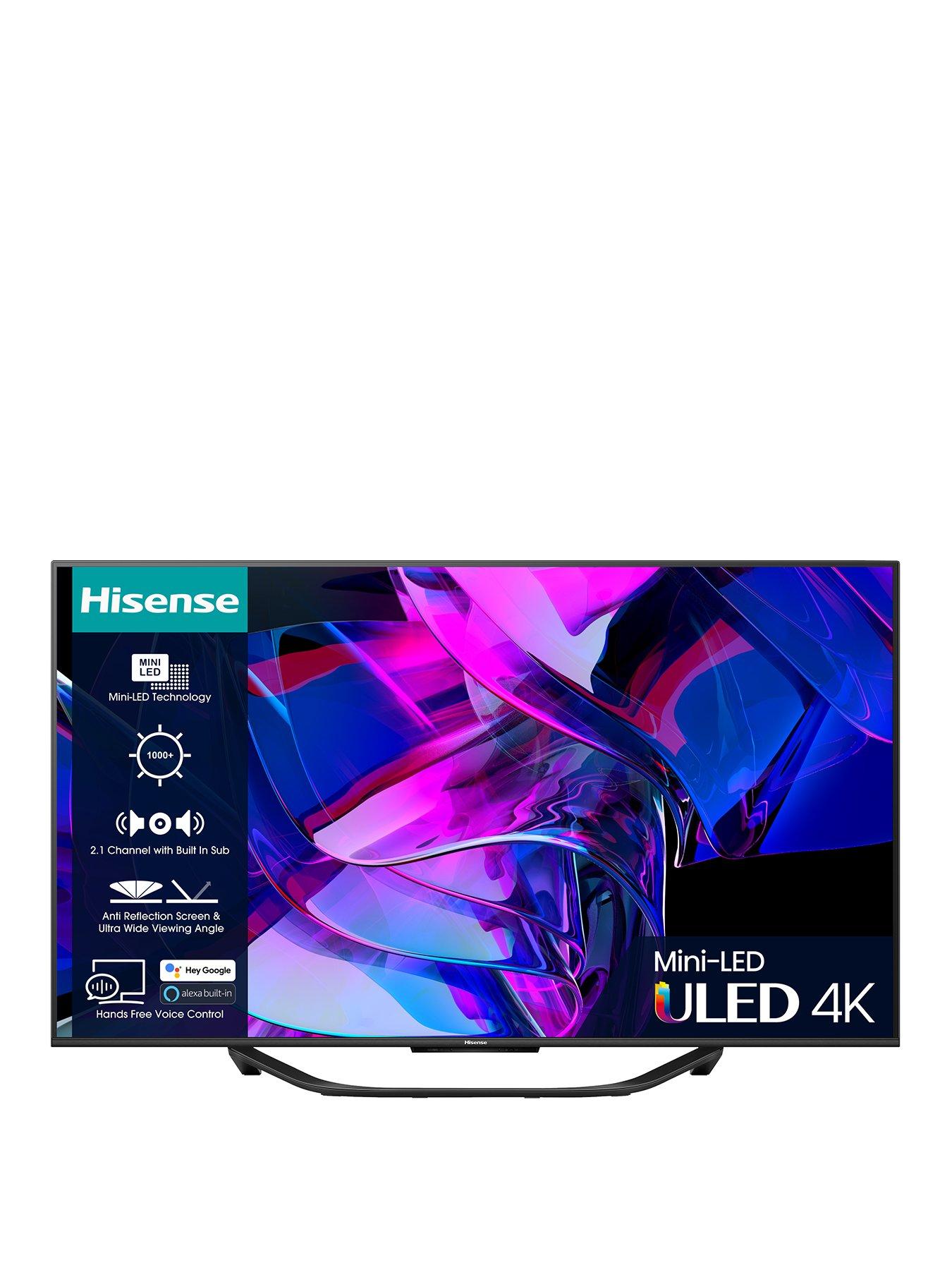 Hisense 85U7KQTUK U7K 85-inch, 4K Ultra HD HDR, Mini-LED, Smart TV ...