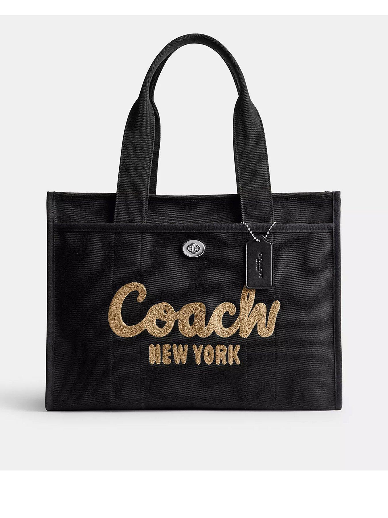 COACH Cargo Small Tote Bag - Black | Very