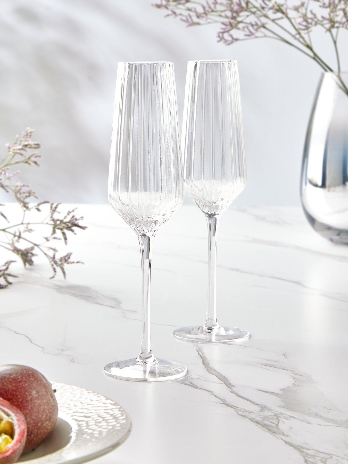 Champagne glasses set of 4 store