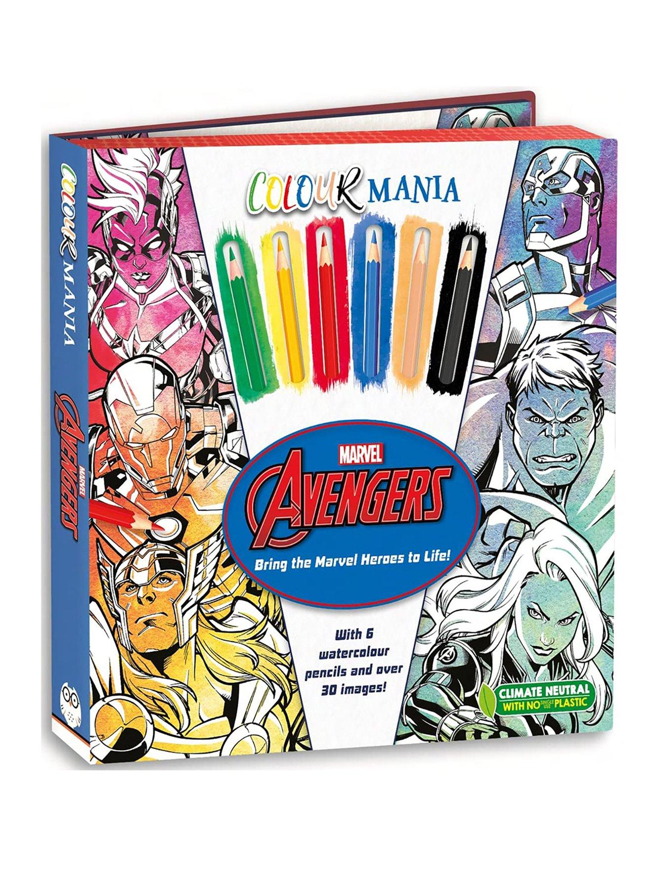 Marvel Avengers Colouring Book & Pencil Set | Very